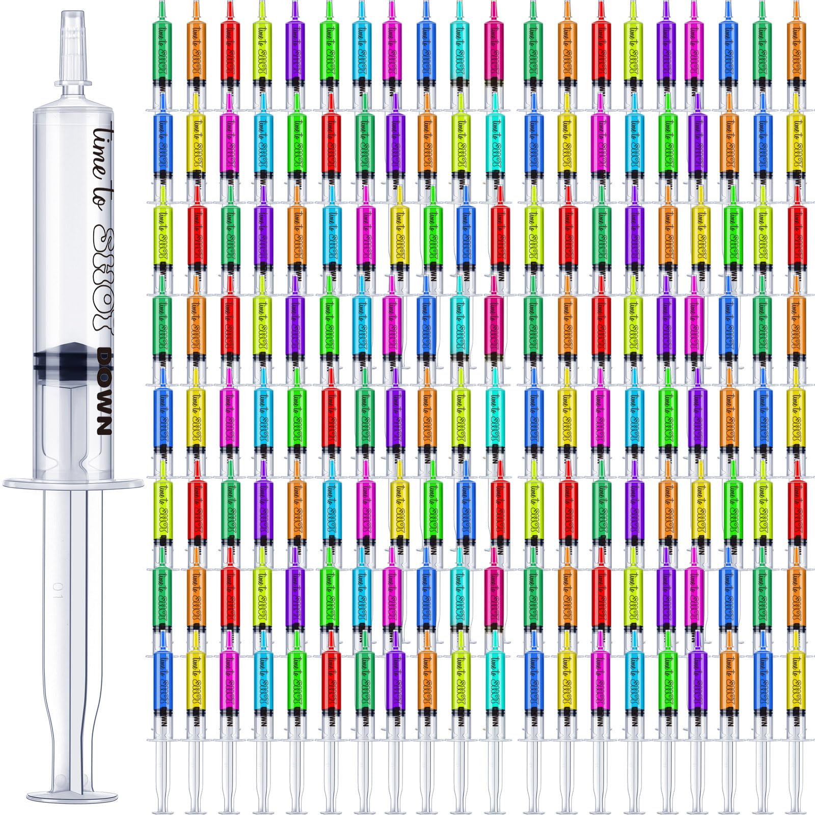 Amazon.com: TrelaCo Jelly Syringe for Party Liquid Plastic Syringes ...