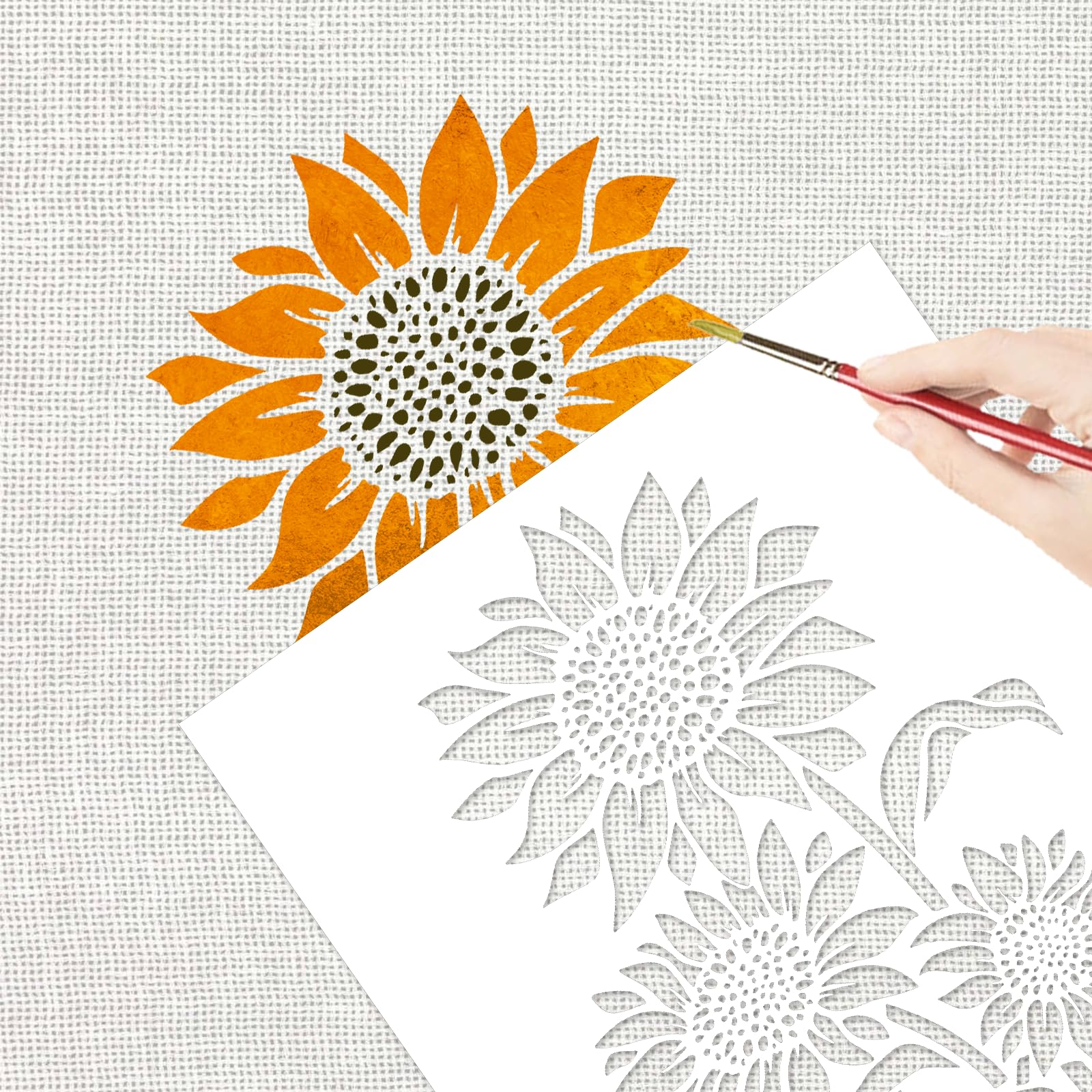 Sunflower Drawing Template