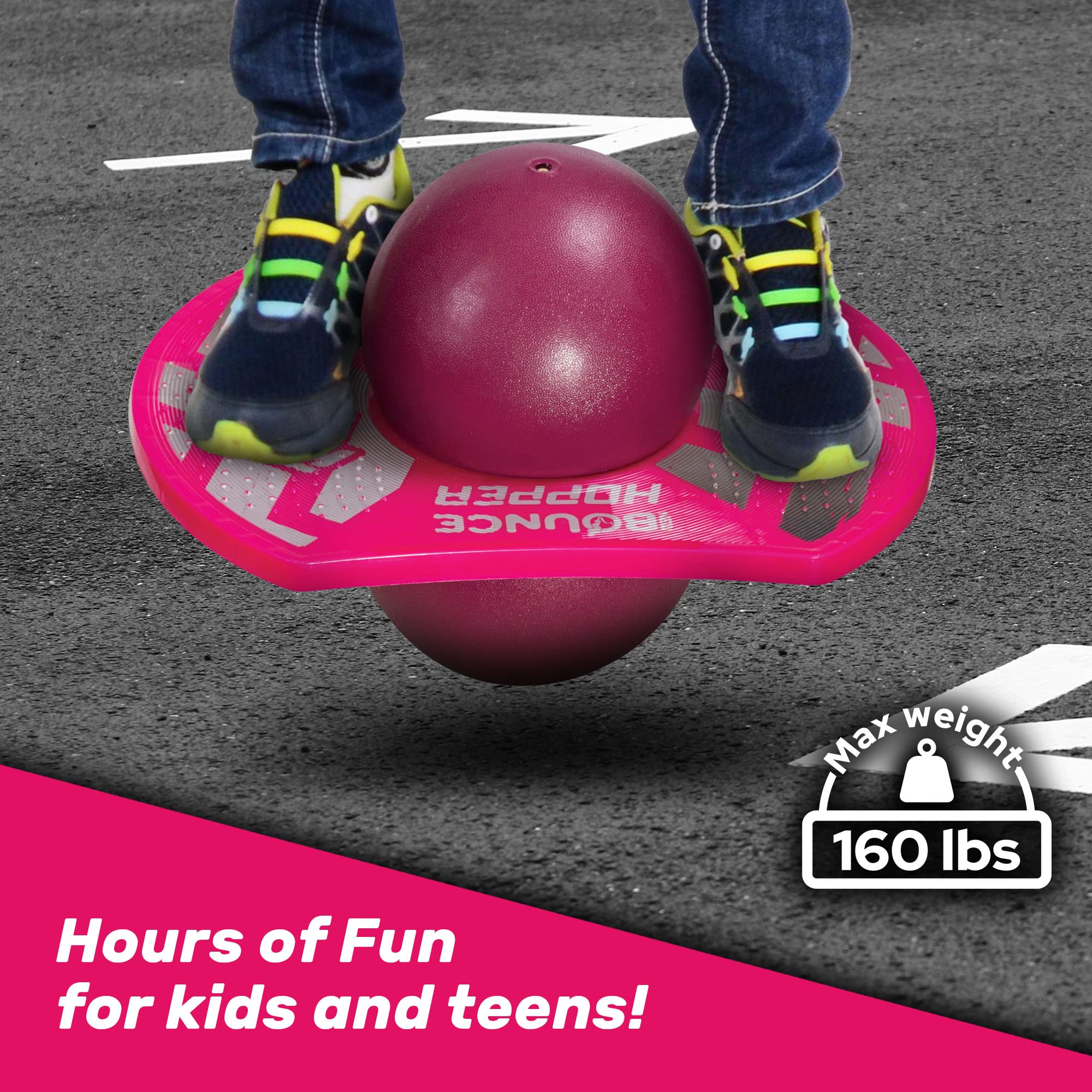 Snapklik.com : New Bounce Ball For Kids Balance Board For 7 To 10 Year Olds
