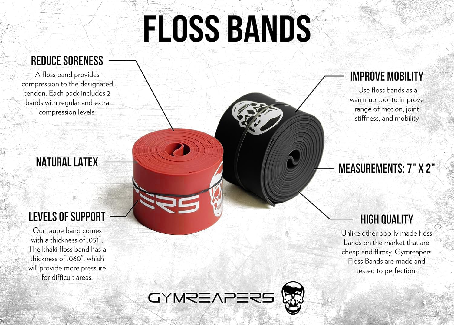 Snapklik.com : Gymreapers Floss Muscle Bands For Recovery & Flossing ...