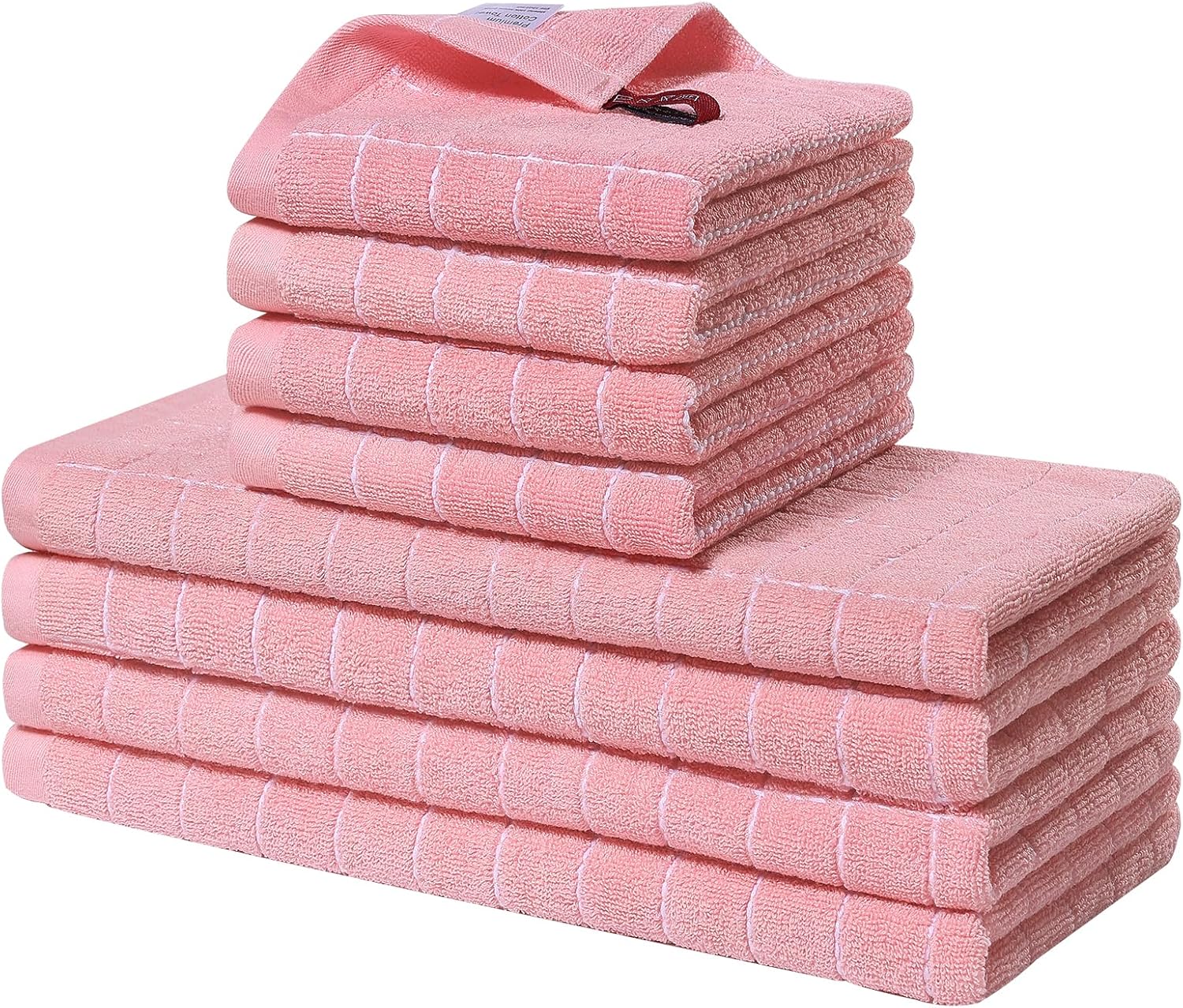 Amazon.com: Homaxy Kitchen Towels and Dishcloths Set, 12 x 12 and 13 x ...