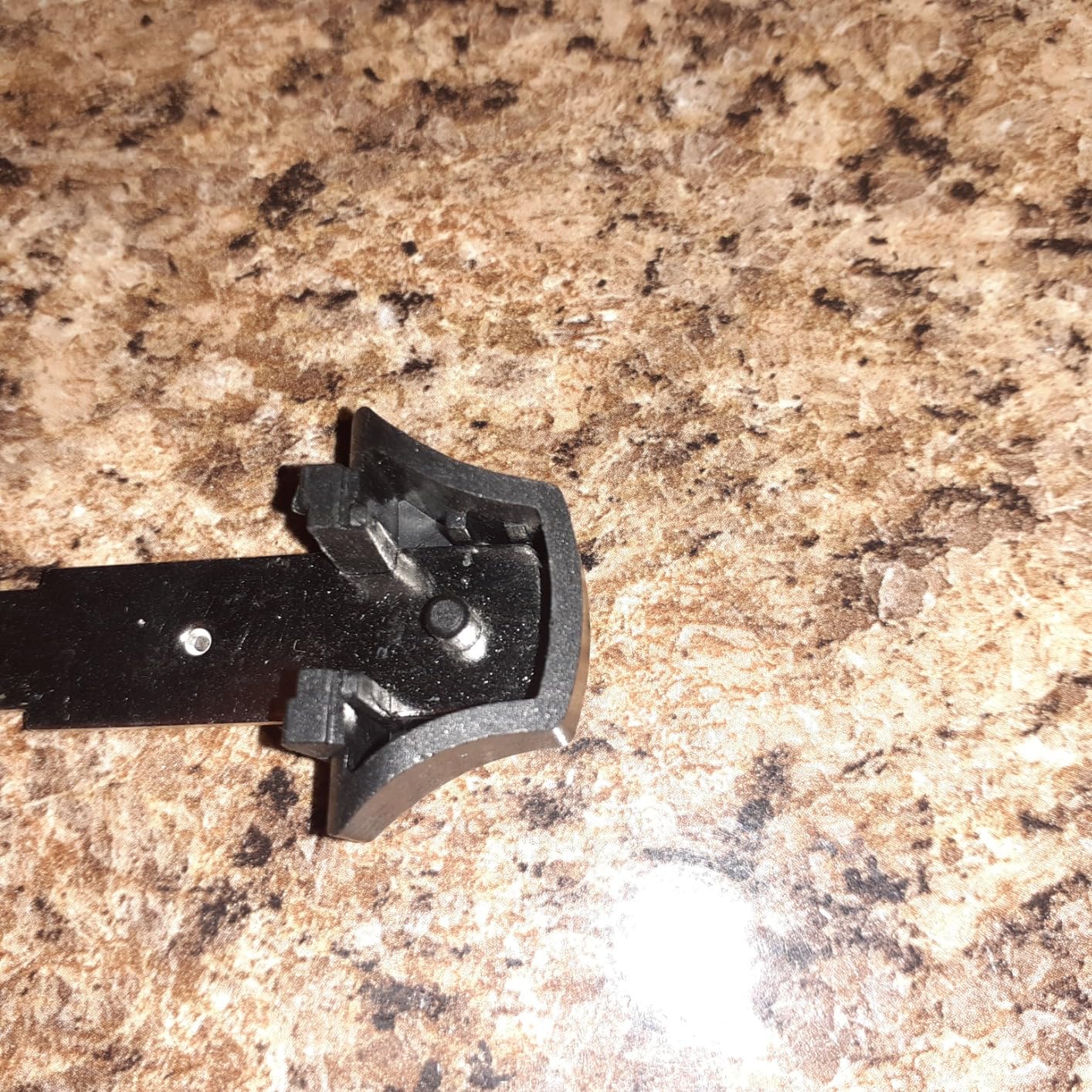 Prime-Line A 215 4-3/16 In., Black Plastic, Sliding Screen Door Handle ...