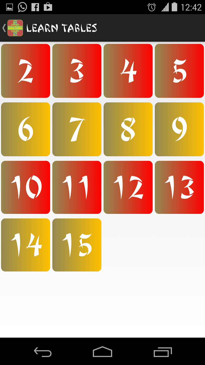 Learn Multiplication Tables - App on Amazon Appstore