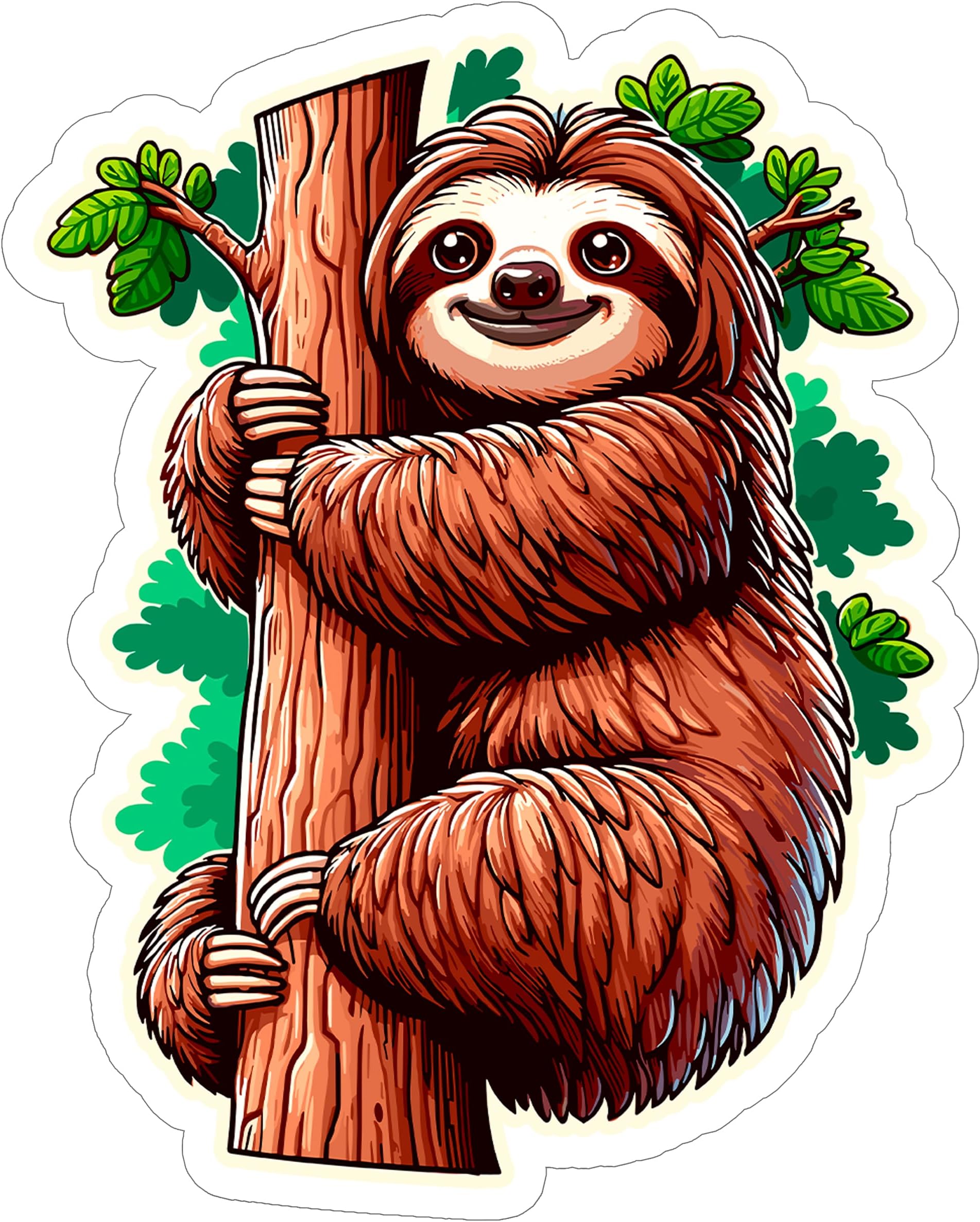 Amazon.com: Sloth My Spirit Animal Sticker Vinyl Waterproof Sticker ...