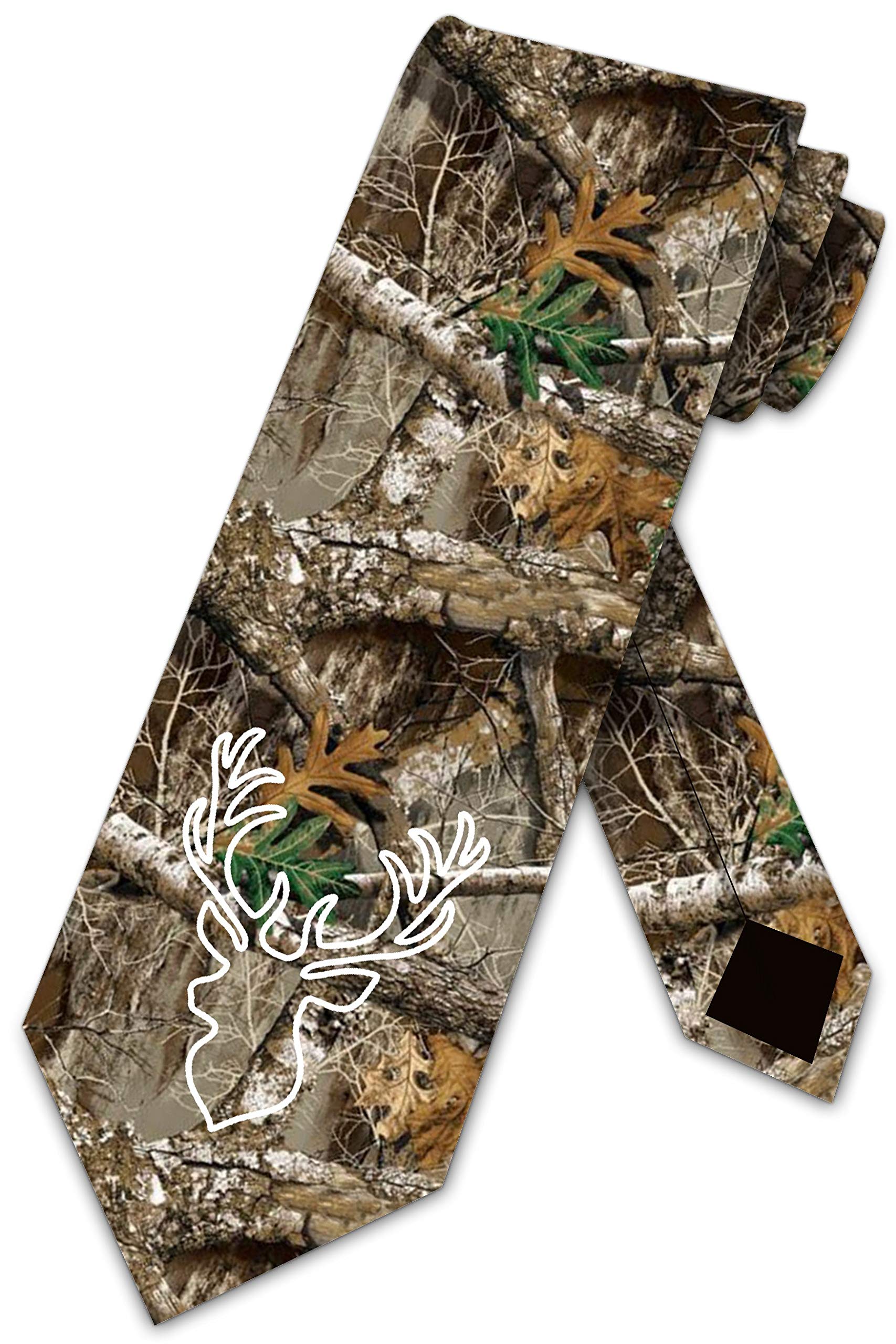 Amazon.com: Three Rooker Hunting Ties Mens Camo Forest Camouflage ...