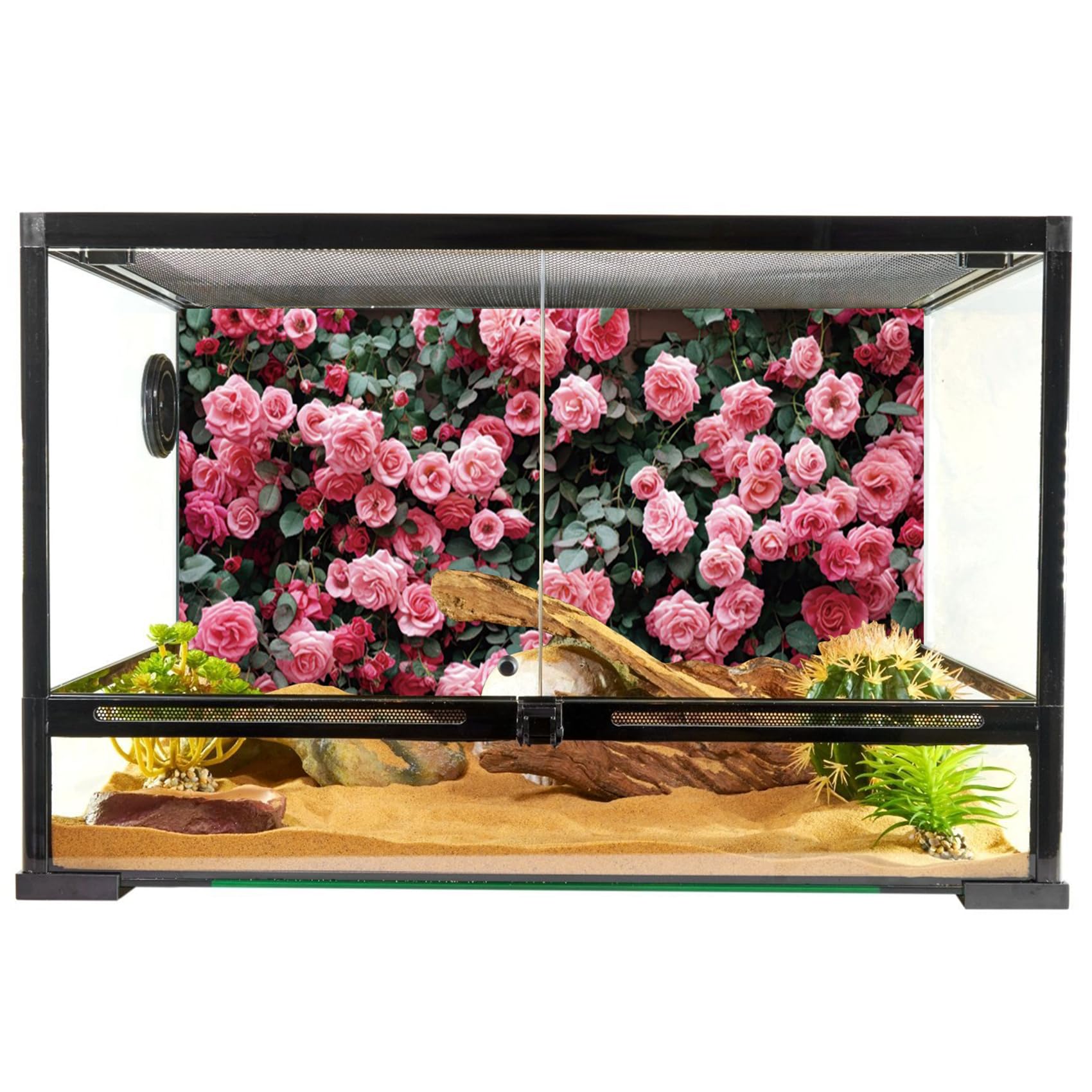 Snapklik.com : Reptile Tank Terrarium Background 48x24 Inch Green ...