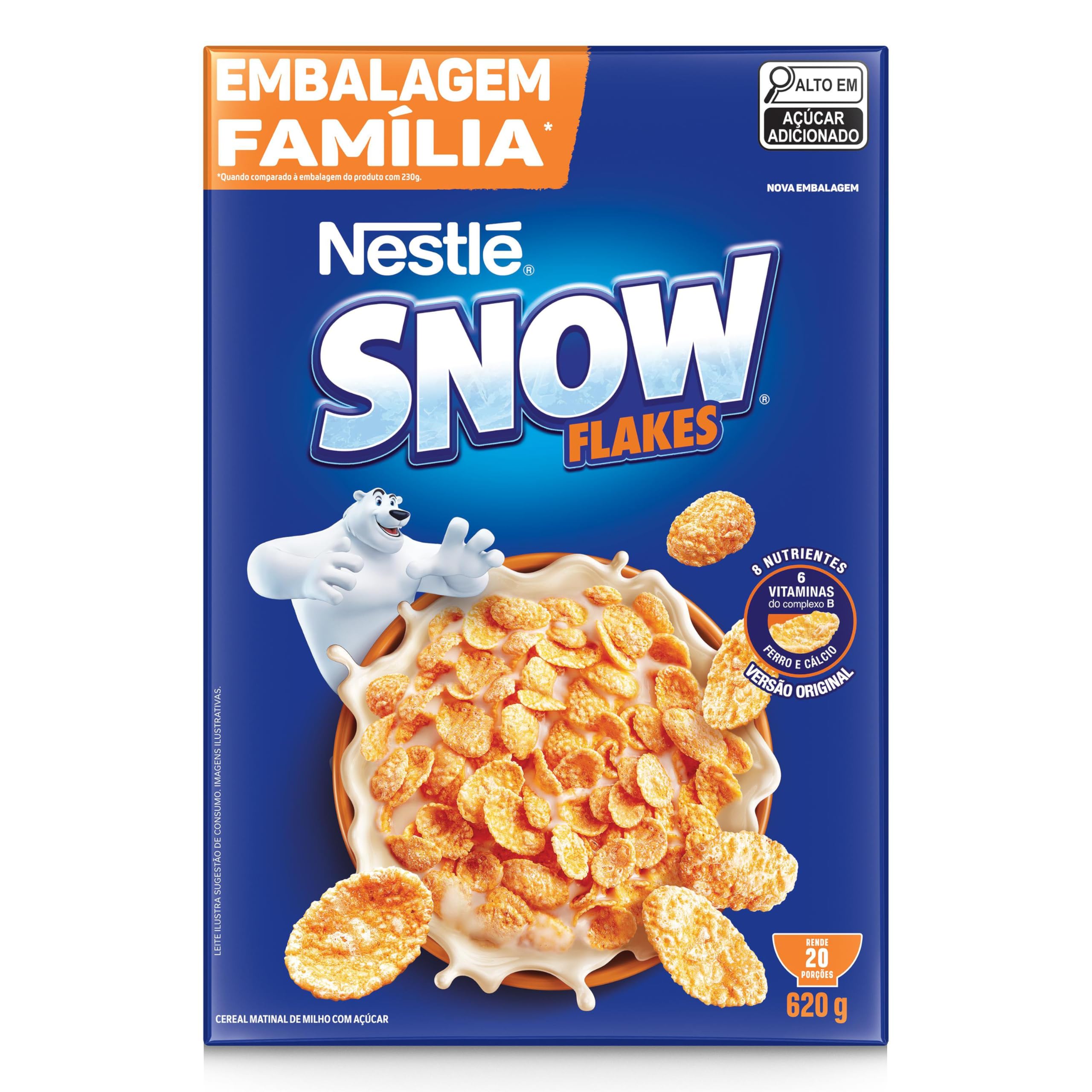Snow Flakes Cereal Matinal 620G : Amazon.com.br: Alimentos e Bebidas