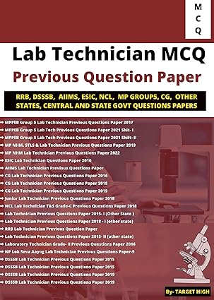 LAB TECHNICIAN MCQ NOTES: LAB TECHNICIAN PREVIOUS QUESTIONS PAPER eBook ...