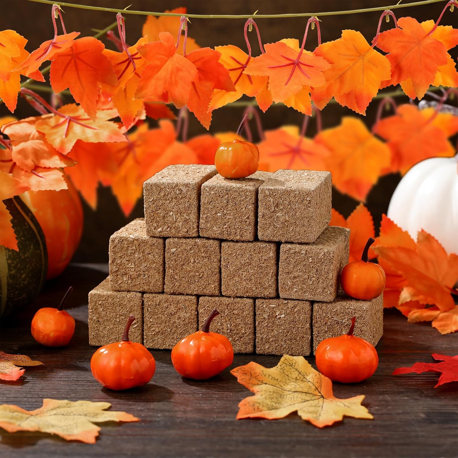 Amazon.com: WinnerWhy 20 Pcs Autumn Decorations Set Includes 12 Mini ...