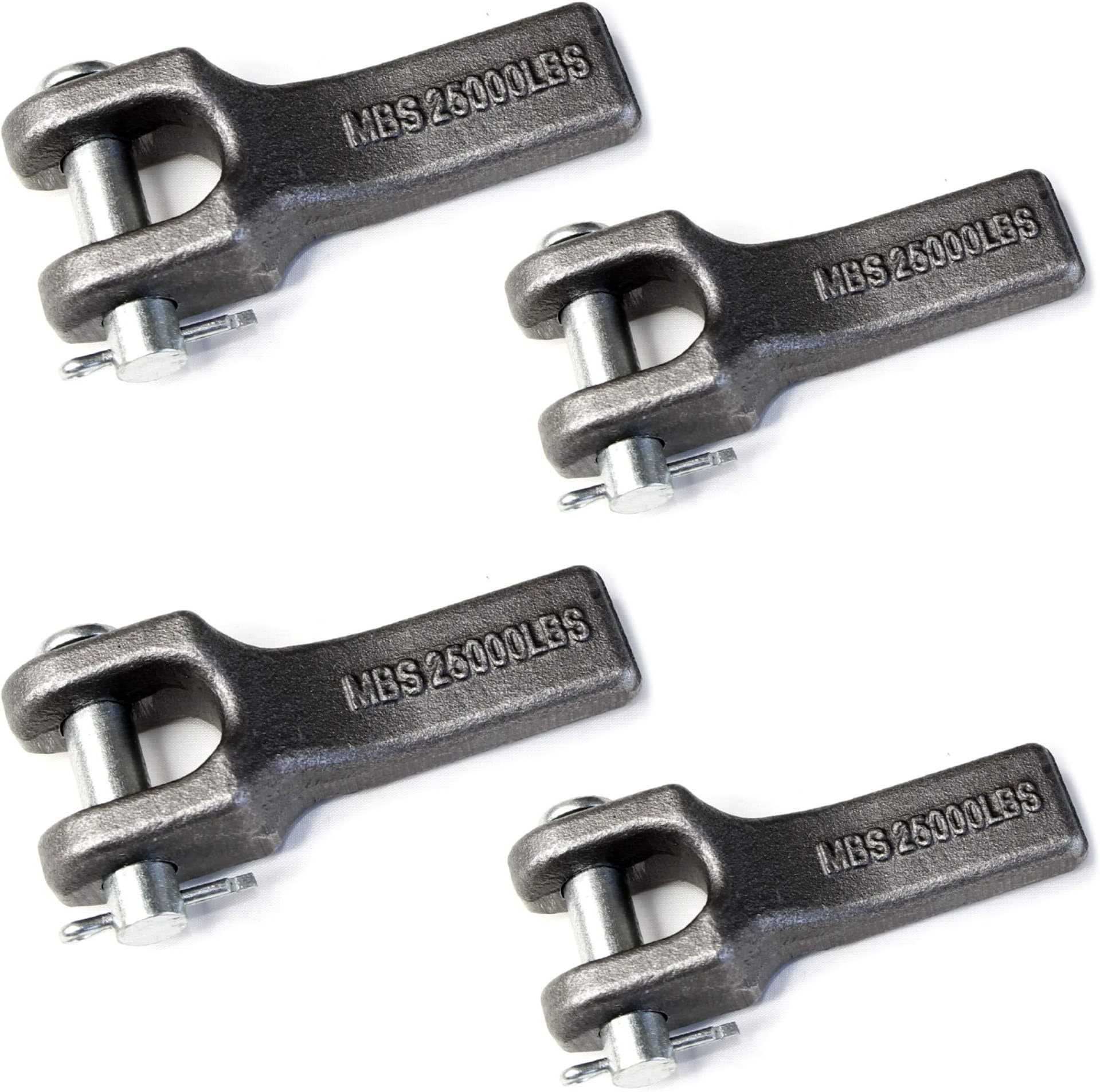 Amazon.com: (Pack of 2) 3/8 inch Weld-On Safety Chain Retainer for ...