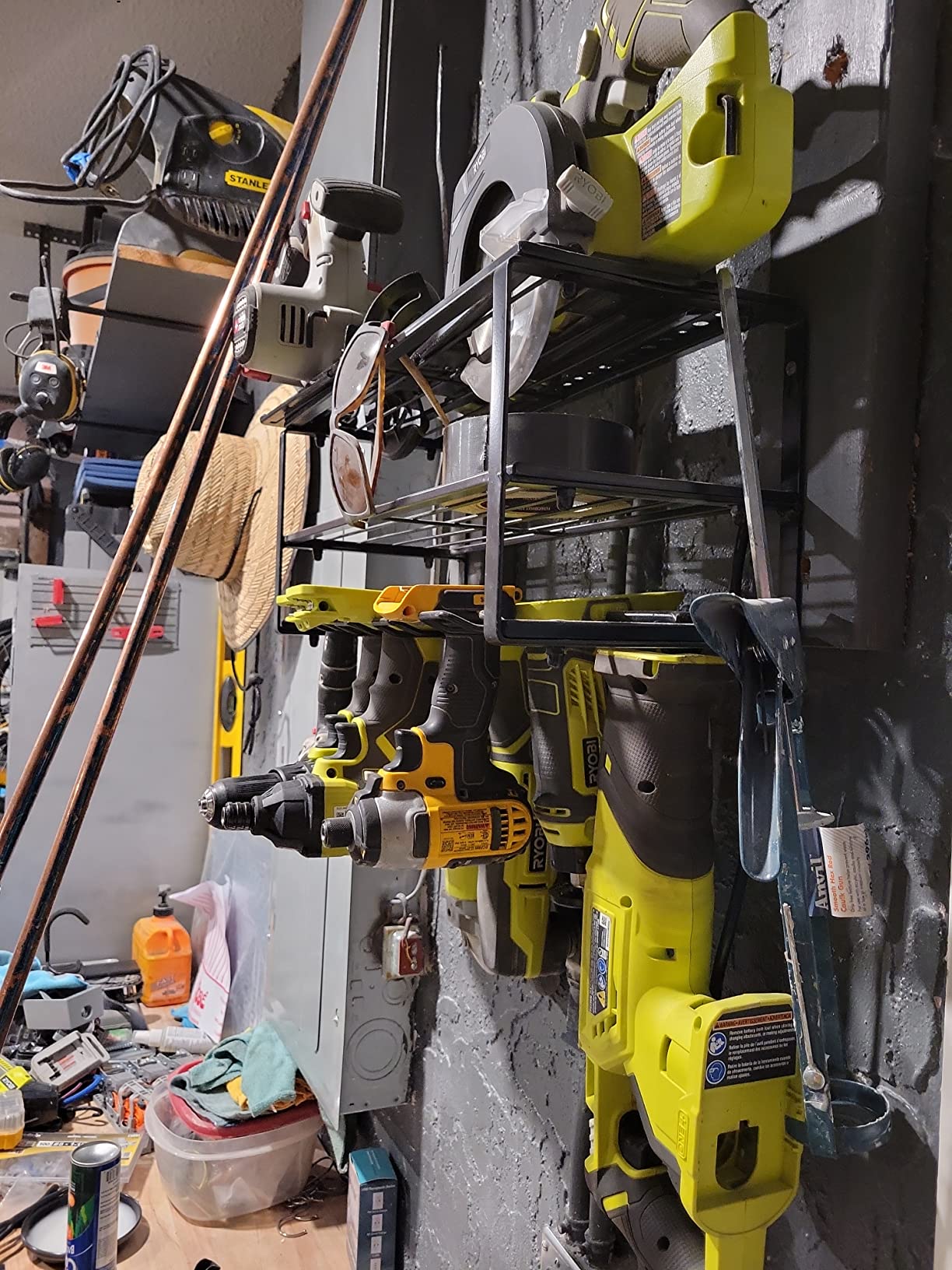 $8/mo - Finance PooLuck Upgraded Heavy Duty 5 Holes Floating Tool Shelf ...