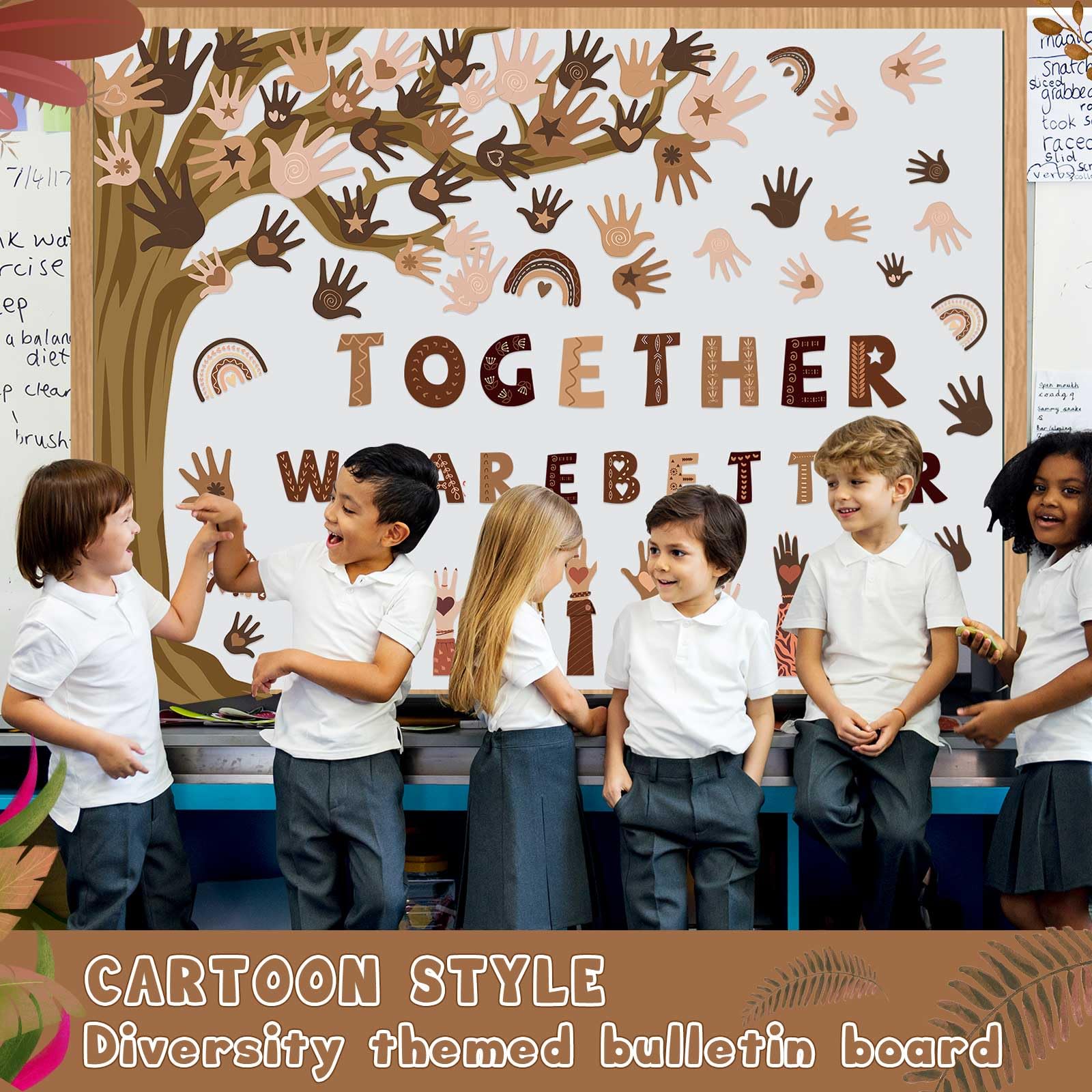 Snapklik.com : Pasimy Student Diversity Bulletin Board Sets Boho ...