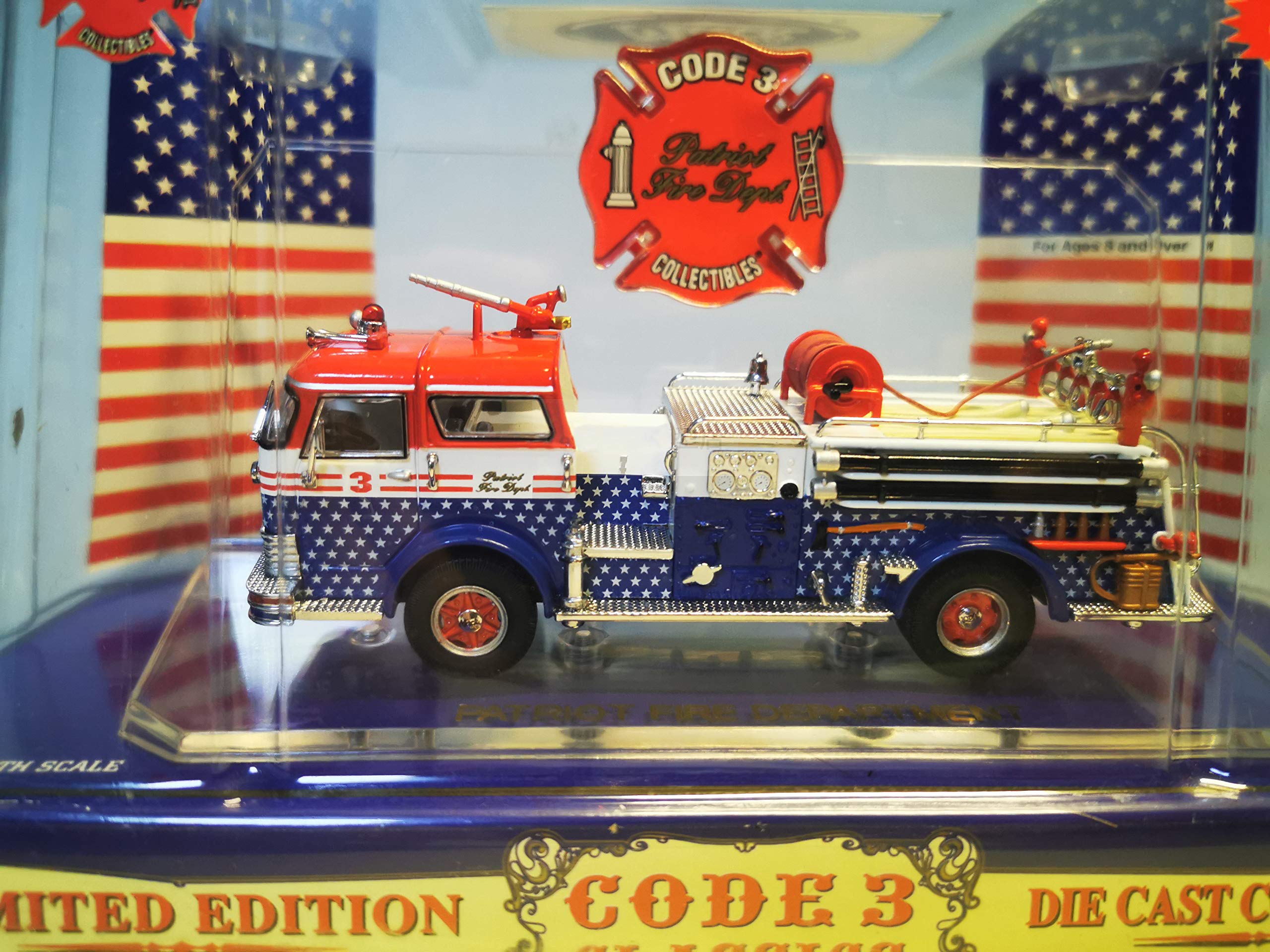 Code 3 Model Fire Trucks Code 3 Classics 1/64 Scale 12715 Tallman New