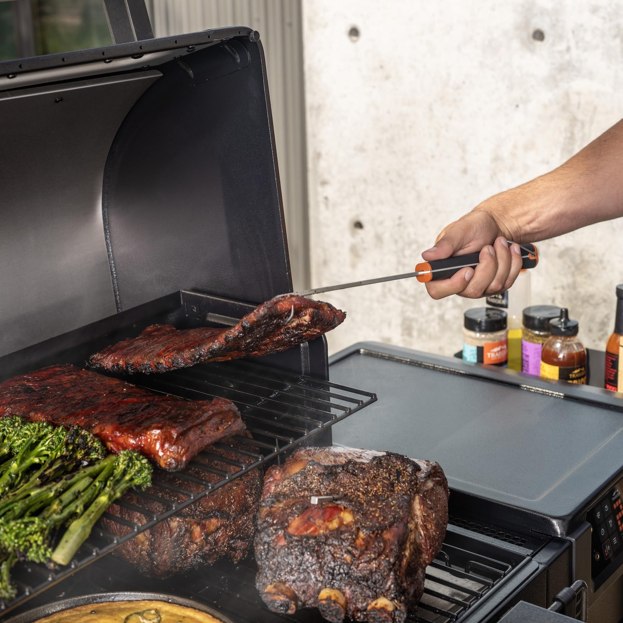 Snapklik.com : Traeger Grills BAC792 Stainless Steel BBQ Pig Tail Food ...
