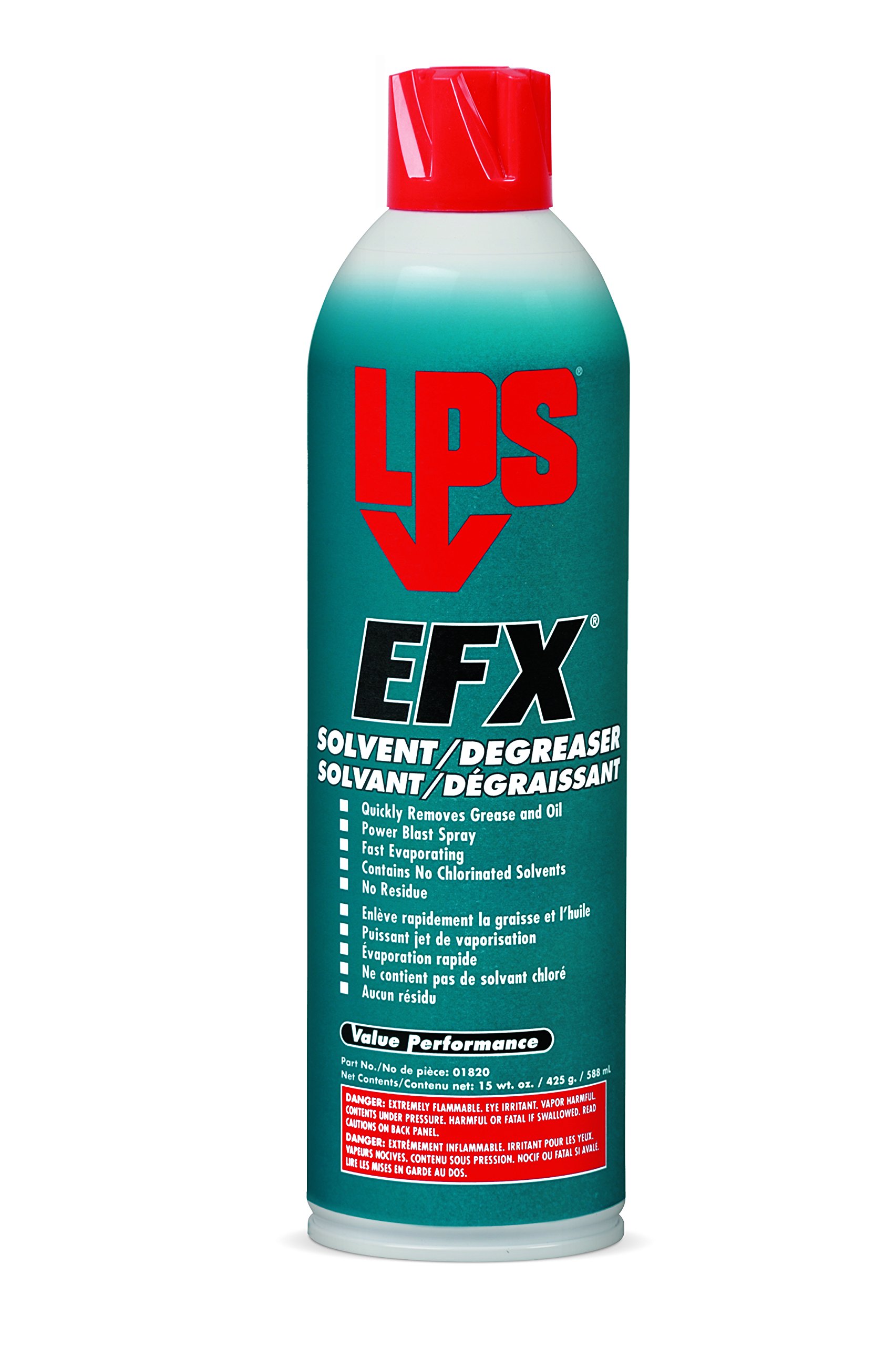 LPS-1820 EFX Solvent/Degreaser, 15 oz Aerosol (Pack of 12): Amazon.com ...