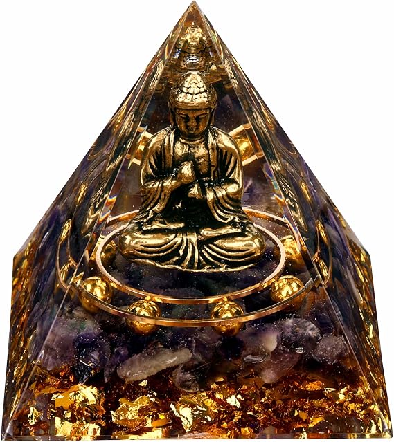 Amazon.com: I-MART Buddha Statue, 2.36 Inches Resin and Crystal Gravel ...