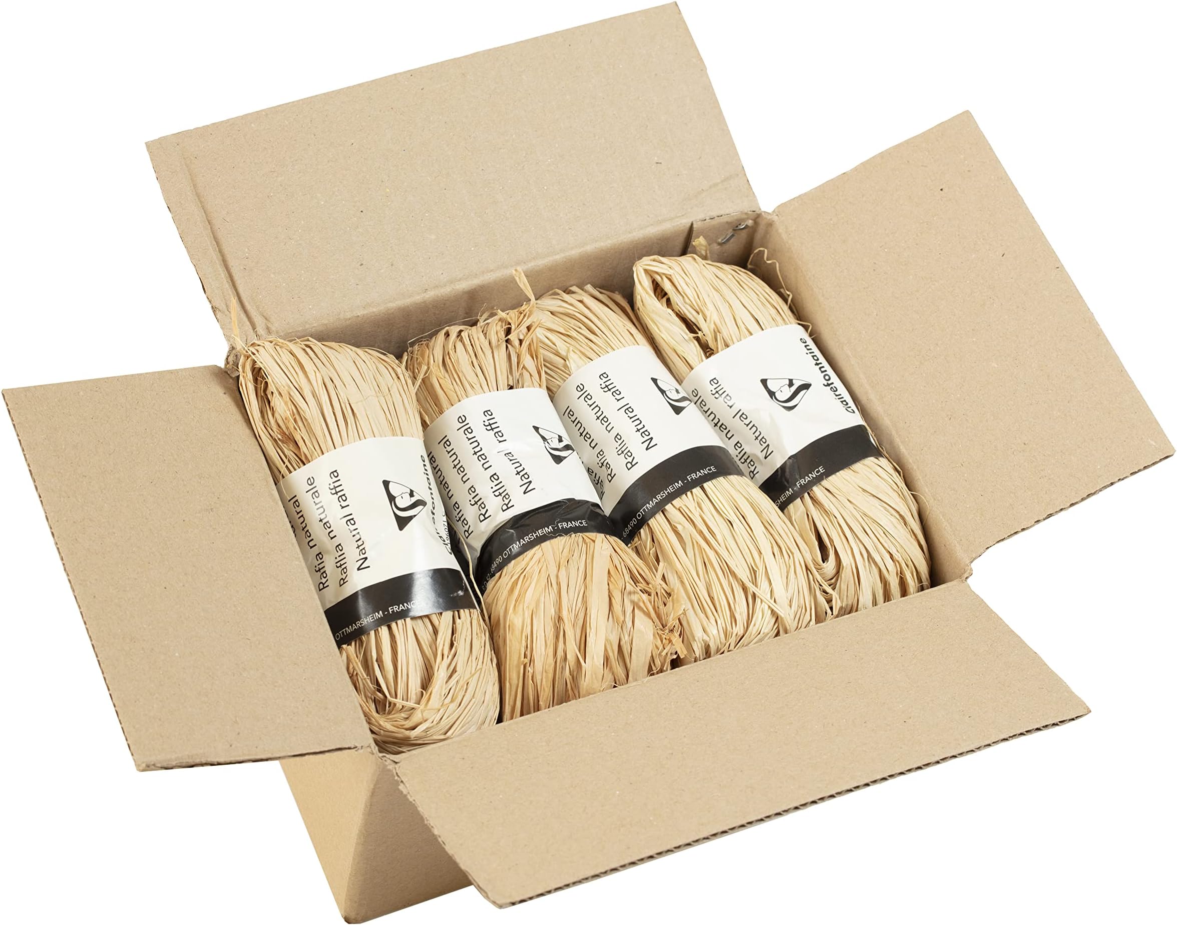 Clairefontaine - Ref 196071C - Natural Raffia Ball - 50g Ball ...