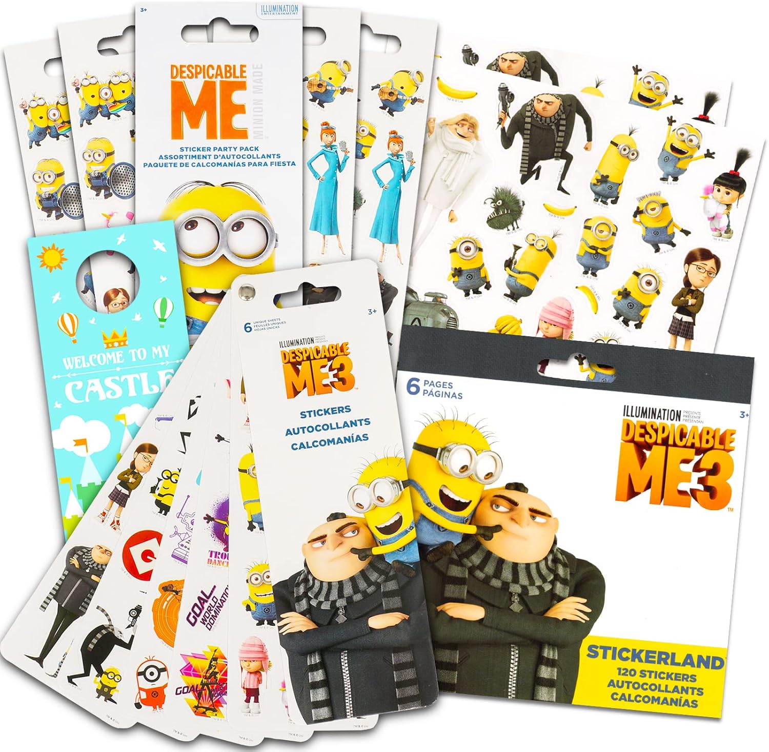 Amazon.com: Despicable Me Minions Despicable Me Sticker Set ...