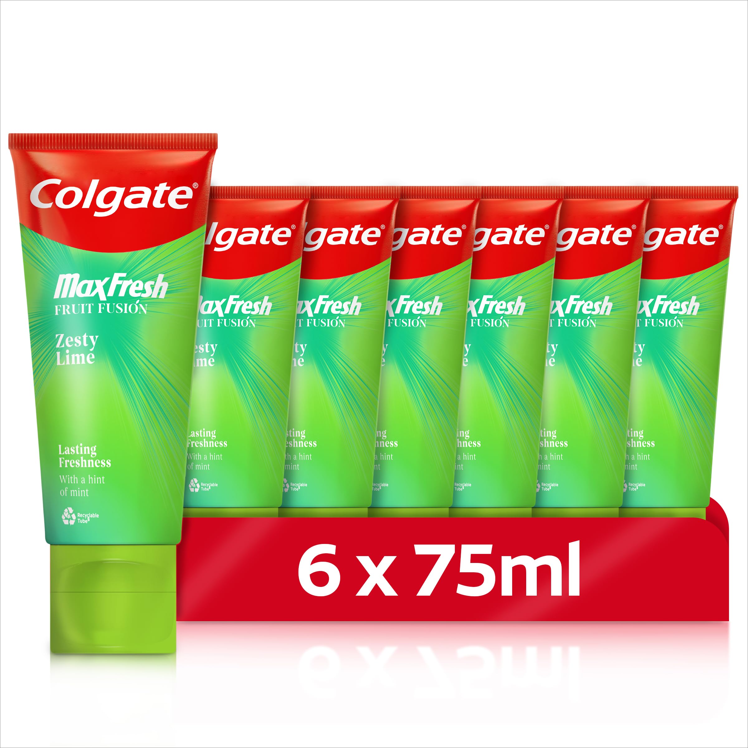 Colgate Max Fresh Fruit Fusion Zesty Lime Flavoured Toothpaste 75ml ...