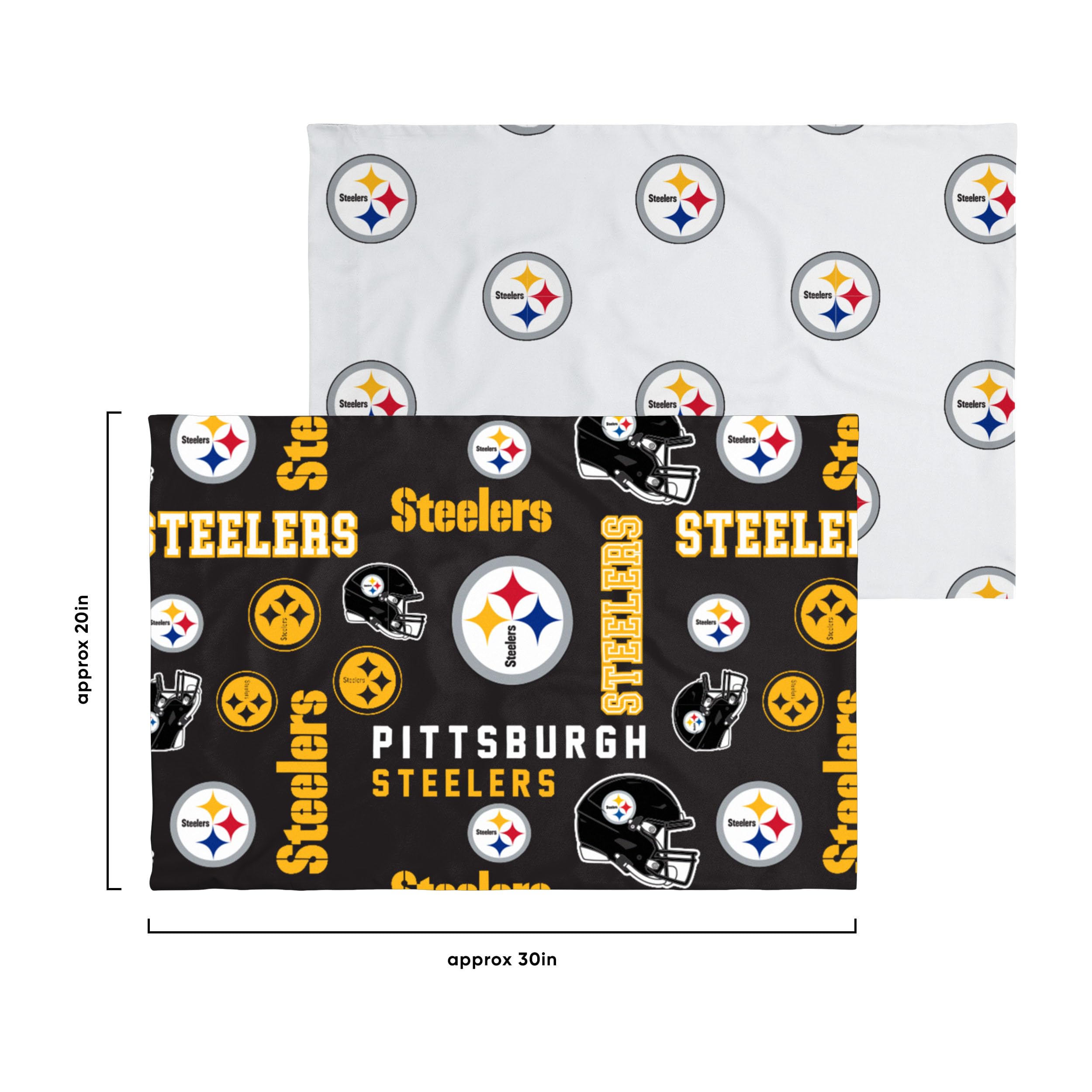 Snapklik.com : Pittsburgh Steelers NFL Team Color Bed In A Bag ...