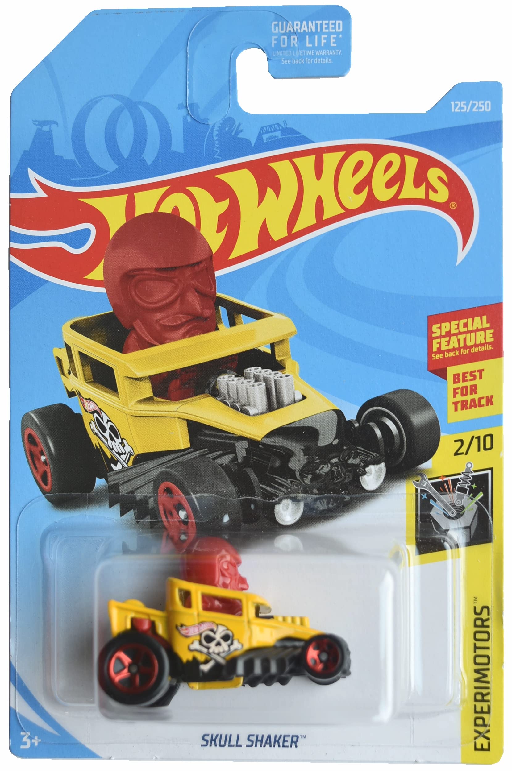 Amazon.com: Hot Wheels Skull Shaker, Experimotors 2/10 [Yellow/red ...