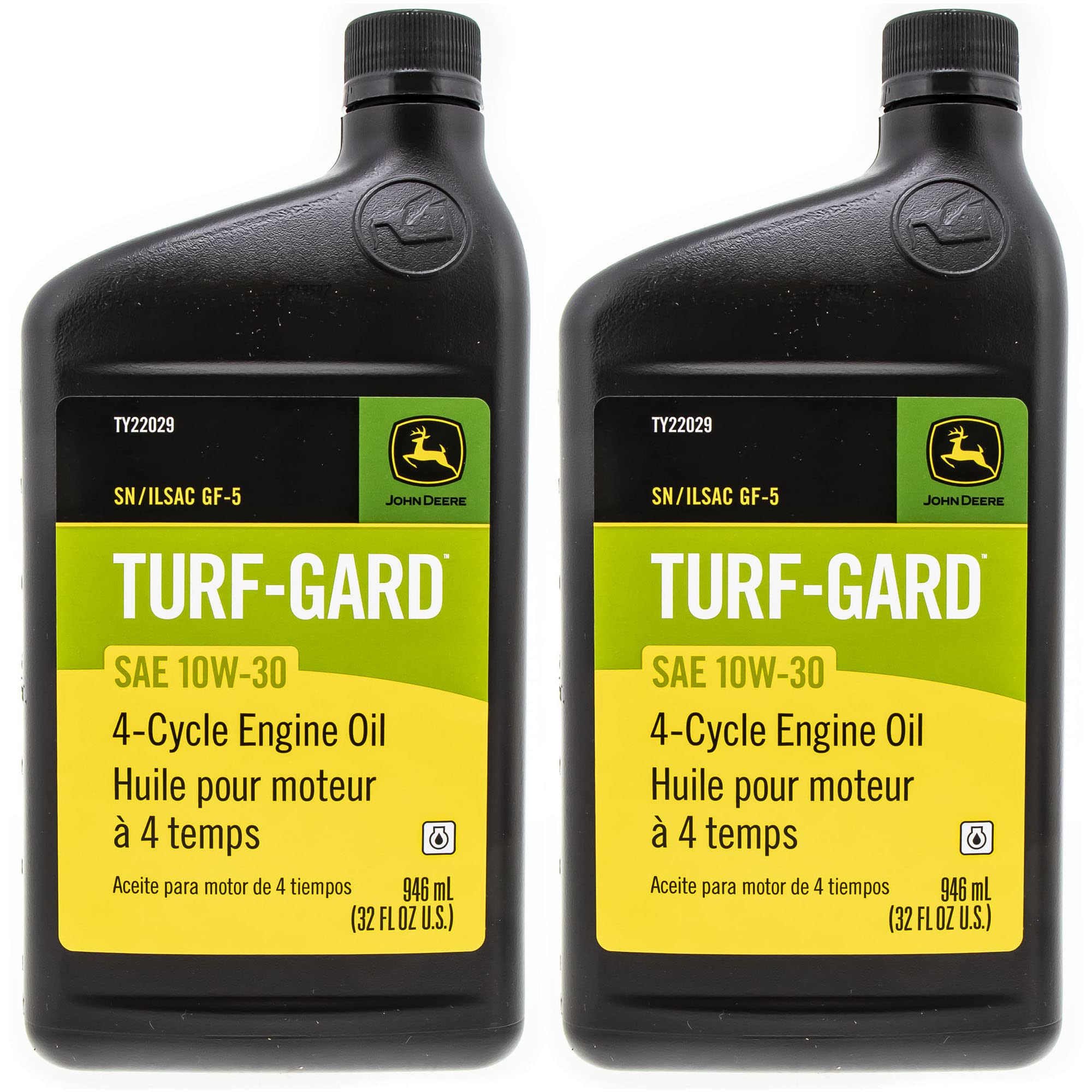 Buy John Deere Turf Gard SAE 10W 30 Oil TWO Quarts TY22029 Online At