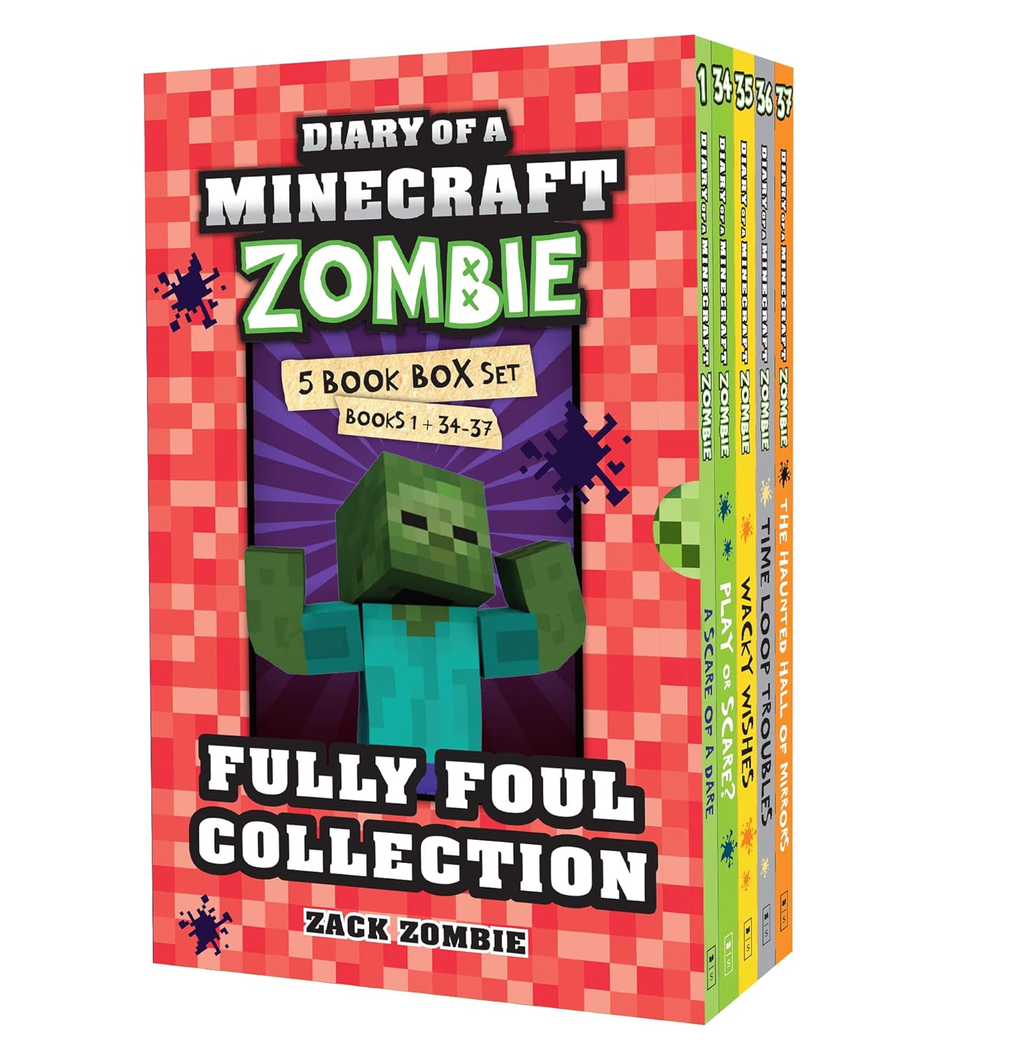 Diary of a Minecraft Zombie: Fully Foul 5-Book Collection: Zack Zombie ...