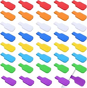 Amazon.com: 40 Pcs Cable Labels for Cords, Nylon Write On Cord Labels ...