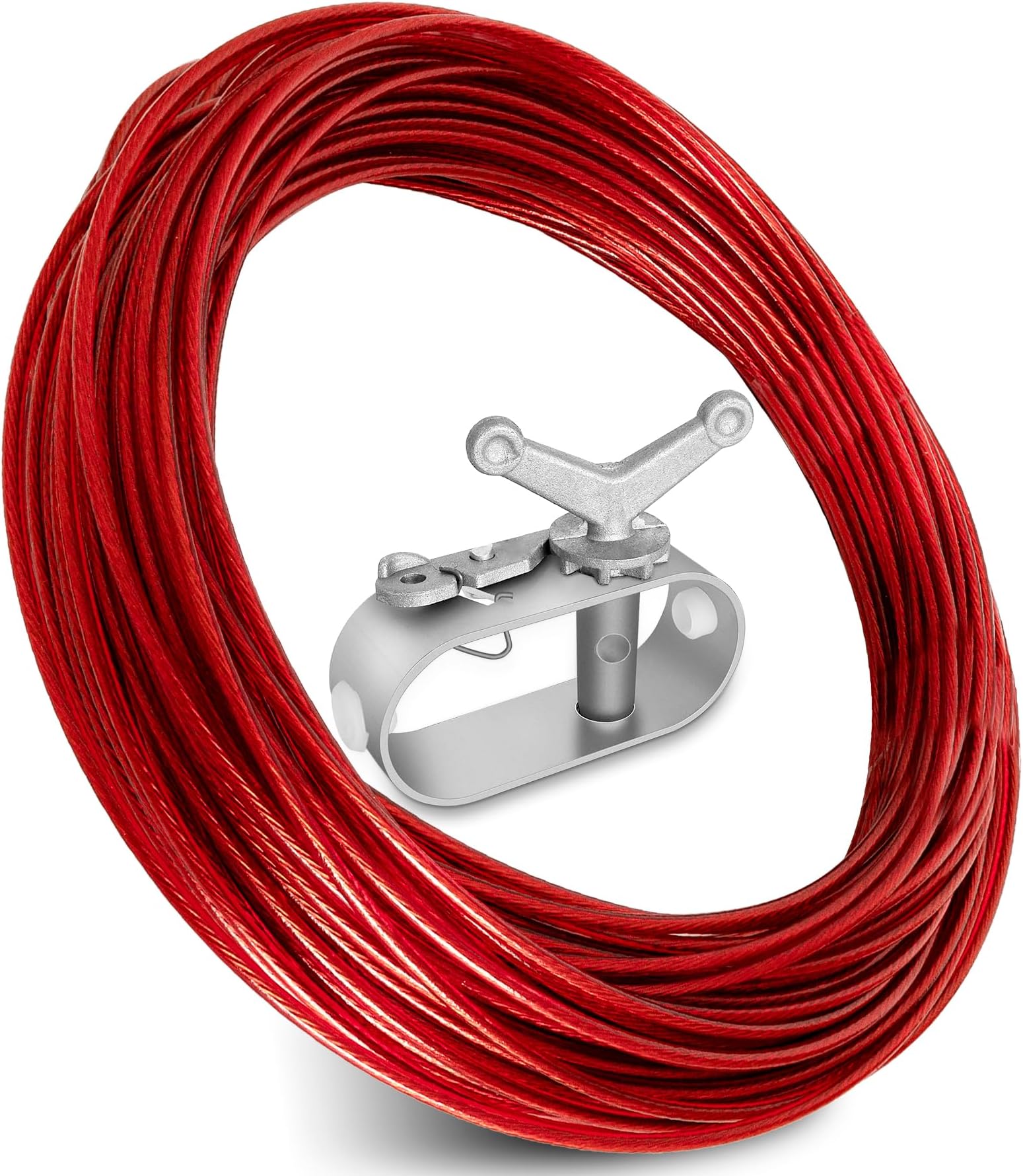 Amazon.com : Pool Cover Cable & Winch Kit - 100ft Plastic Coated Steel ...