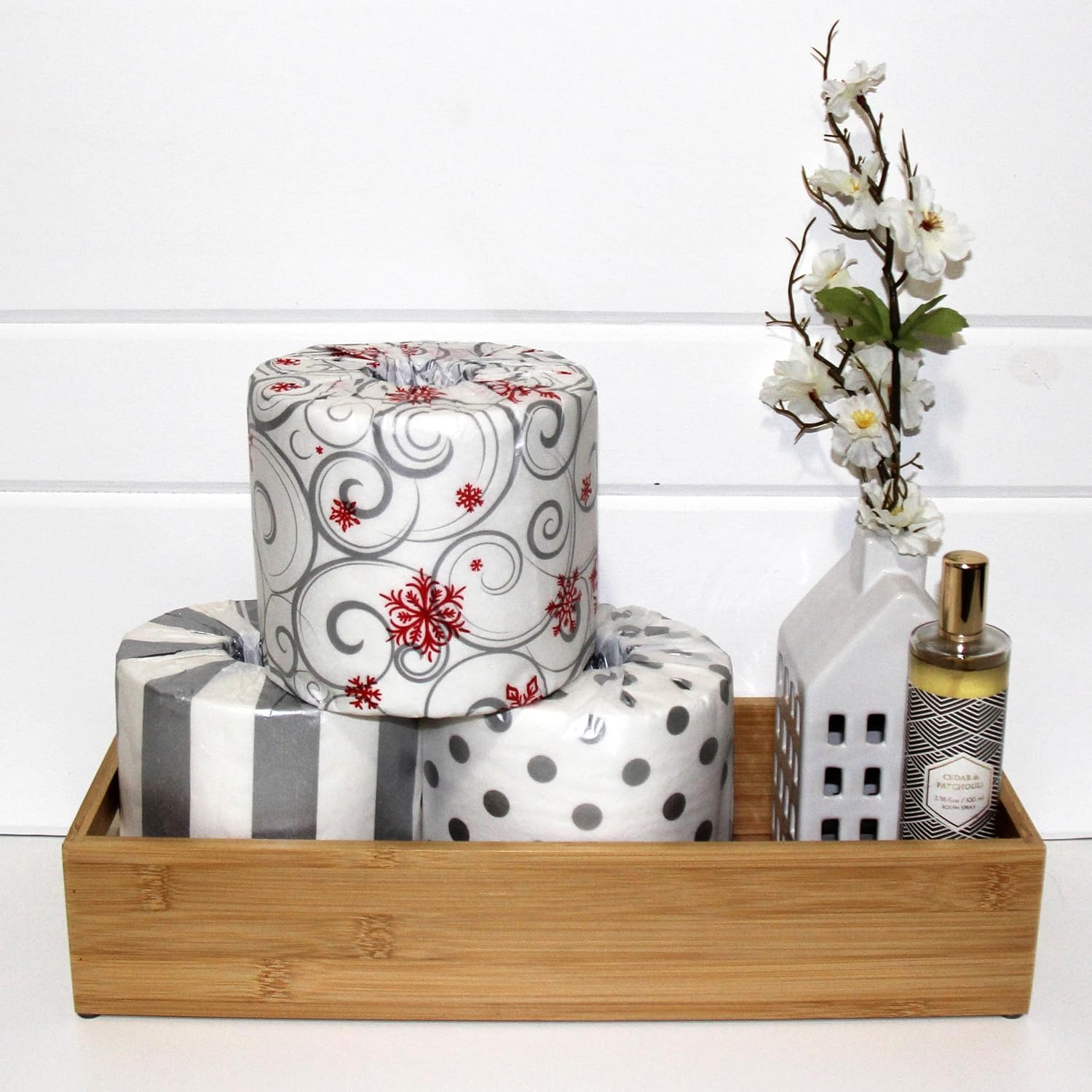 Amazon.com: Decorative Toilet Paper Covers, 9 Paper Wraps, 3 of Each of ...