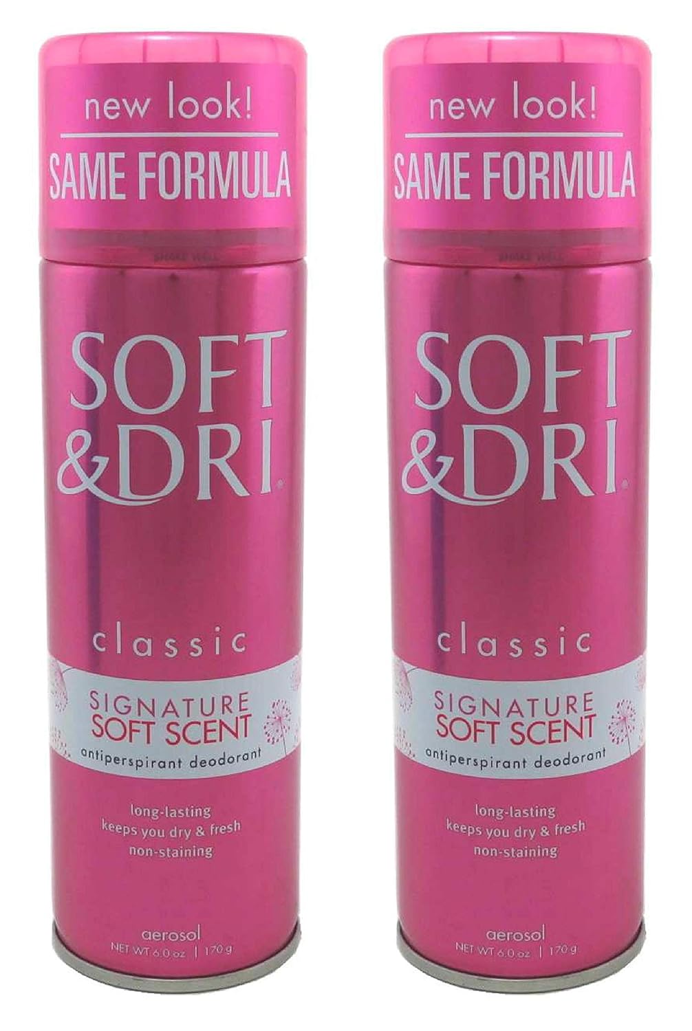 Amazon.com : Soft & Dri Soft Scent Aerosol Anti-Perspirant 6 Ounce ...