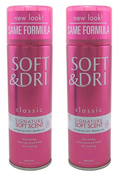 Amazon.com : Soft & Dri Soft Scent Aerosol Anti-Perspirant 6 Ounce ...