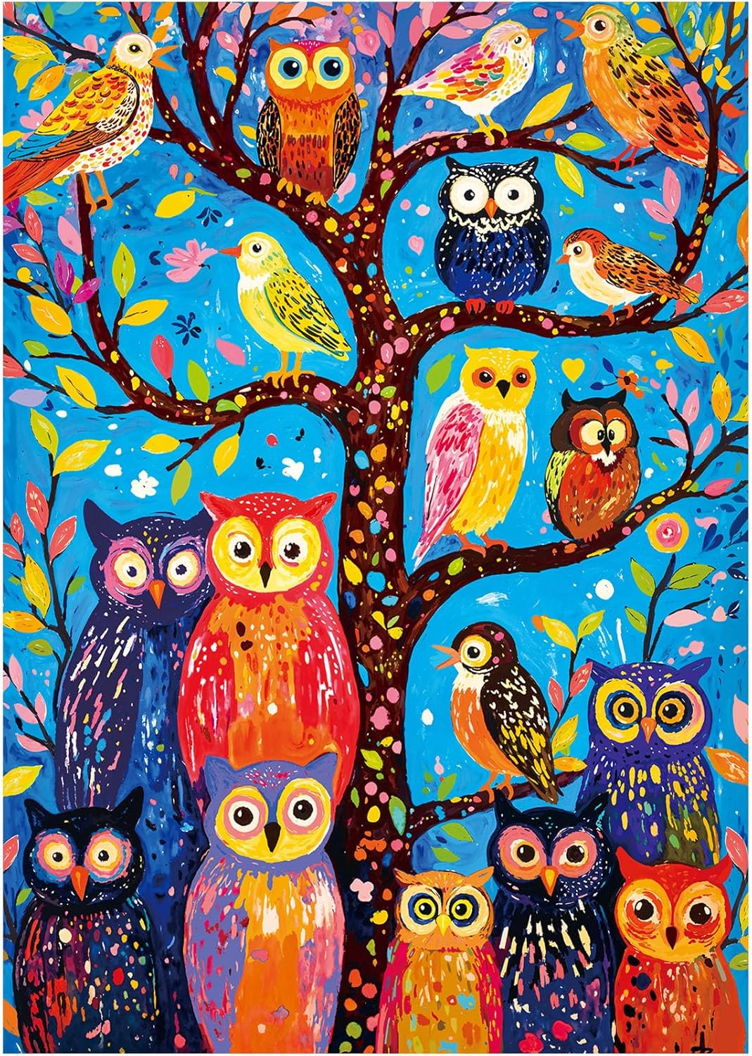 Amazon.com: Rocorose Owl Jigsaw Puzzles for Adults 1000 Pieces ...