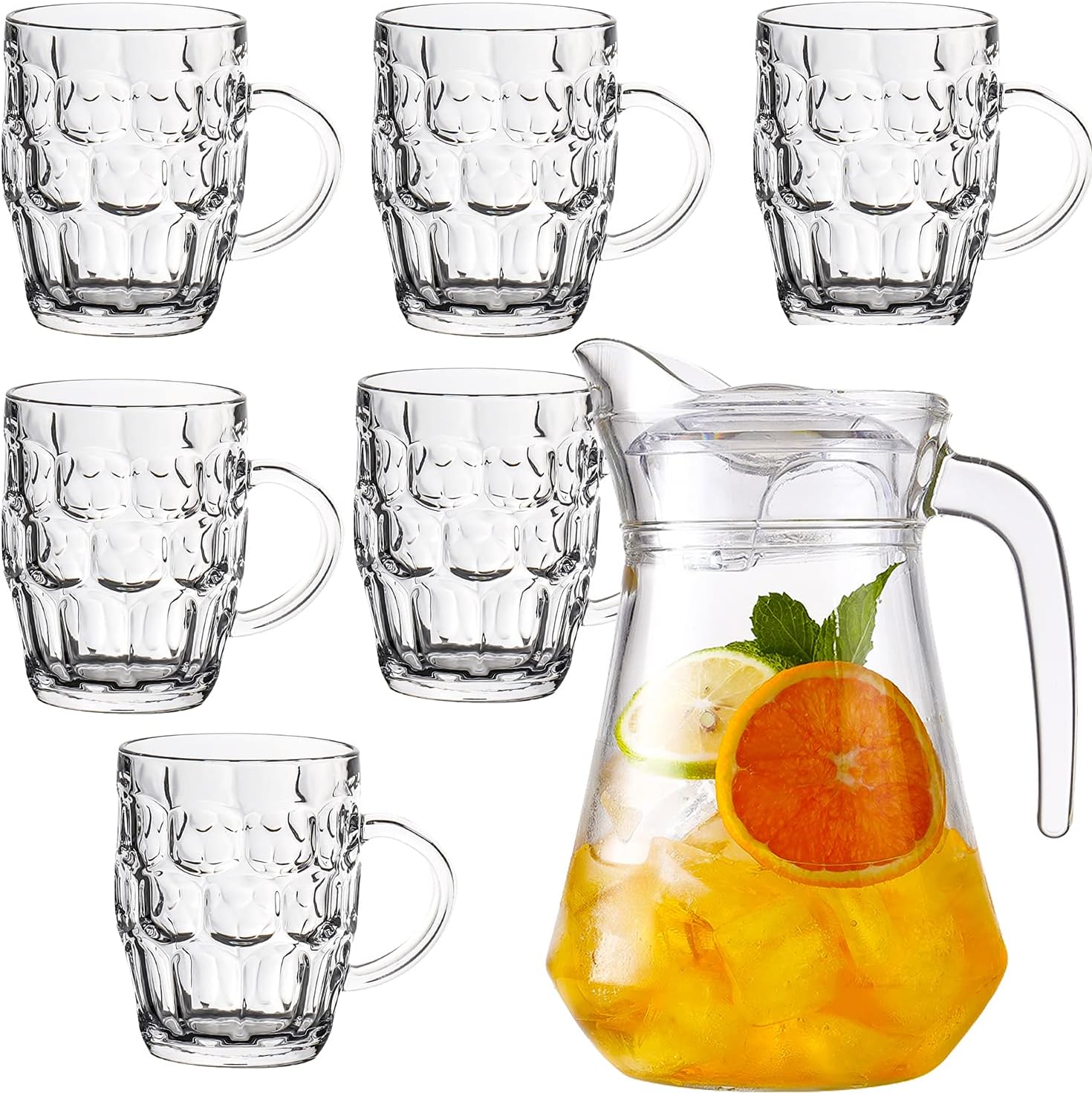 Amazon.com: Godinger Barware Beverage Set - Mixing Pitcher Carafe ...