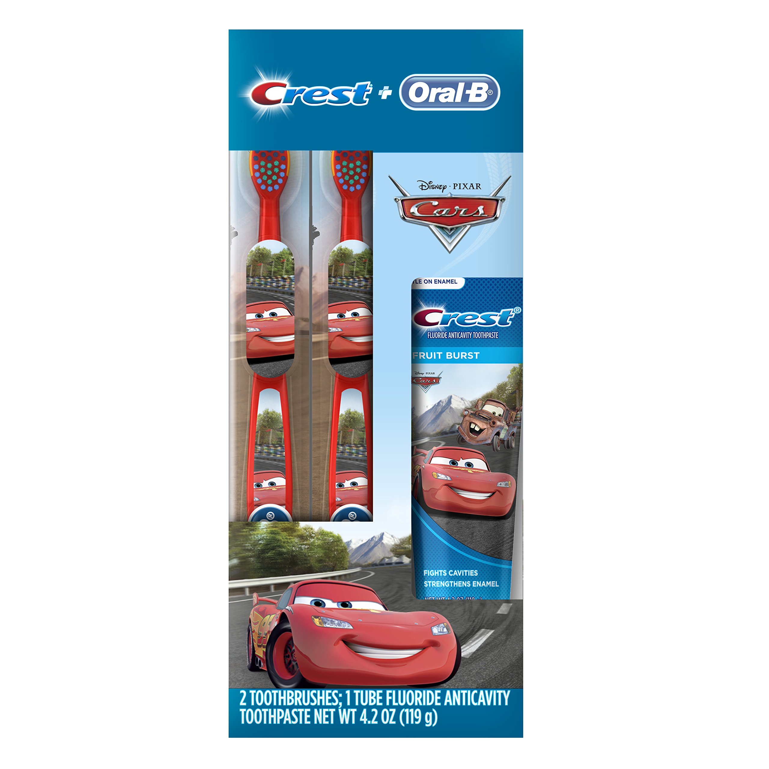 Buy Oral-B and Crest Kids Holiday Pack Featuring Disney & Pixar's Cars ...