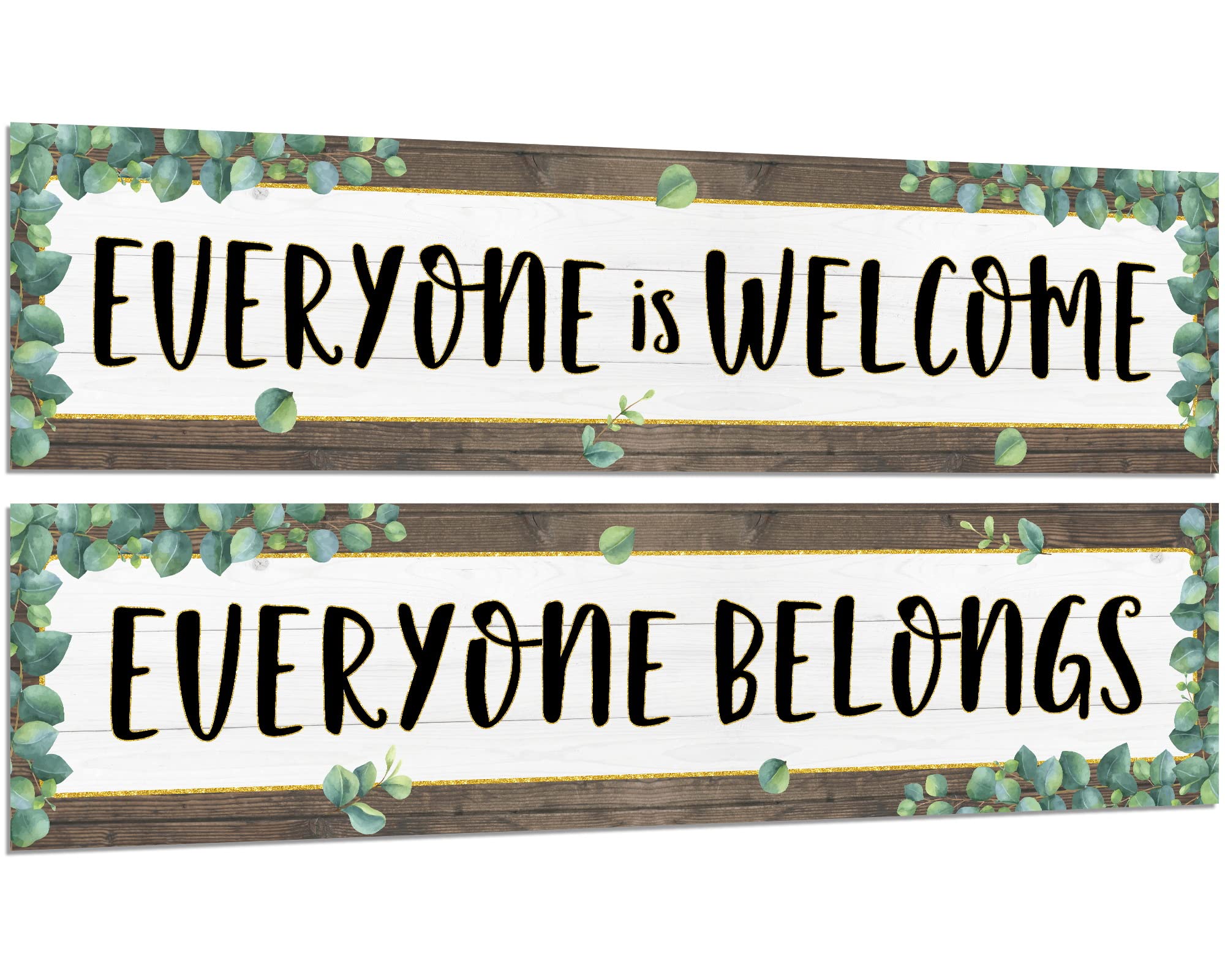 Snapklik.com : 2 Pack Classroom Decorations Welcome Banner Bulletin ...