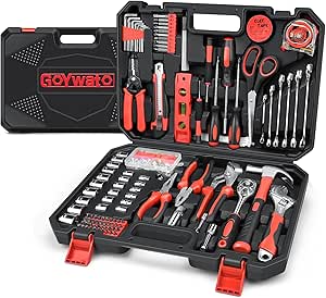 GoYwato 287PCs Home Tool Kit - Portable Repair Outils Complete General ...