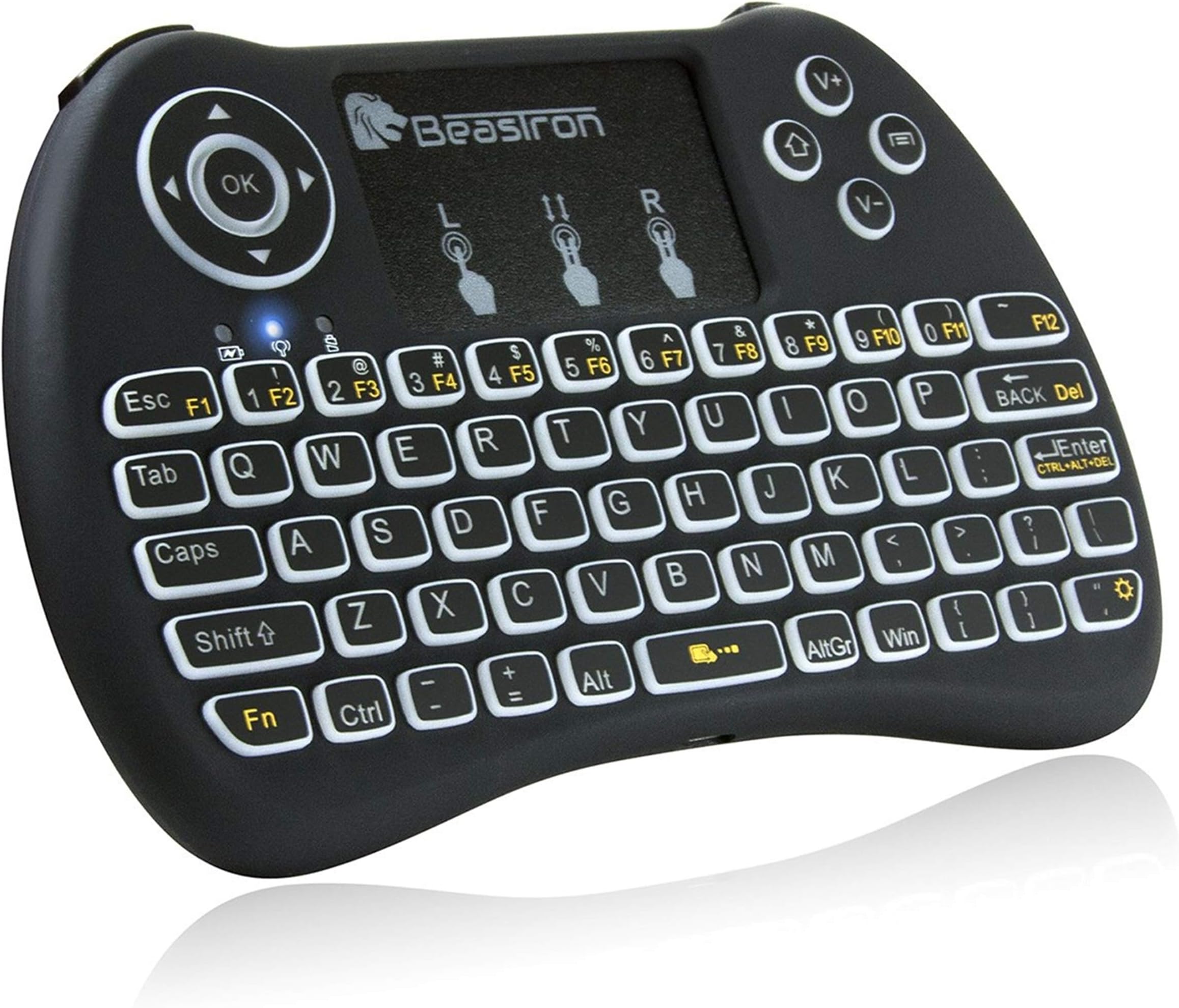 Amazon.com: BL Mini Wireless Keyboard Remote Control with Touchpad ...