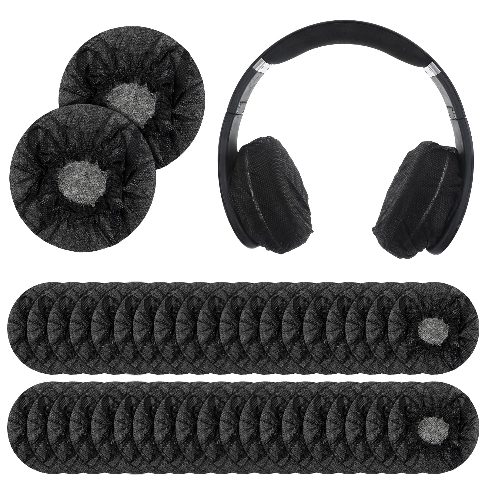Amazon.com: Headphone Ear Covers, 80 PCS Earphone Covers Disposable ...
