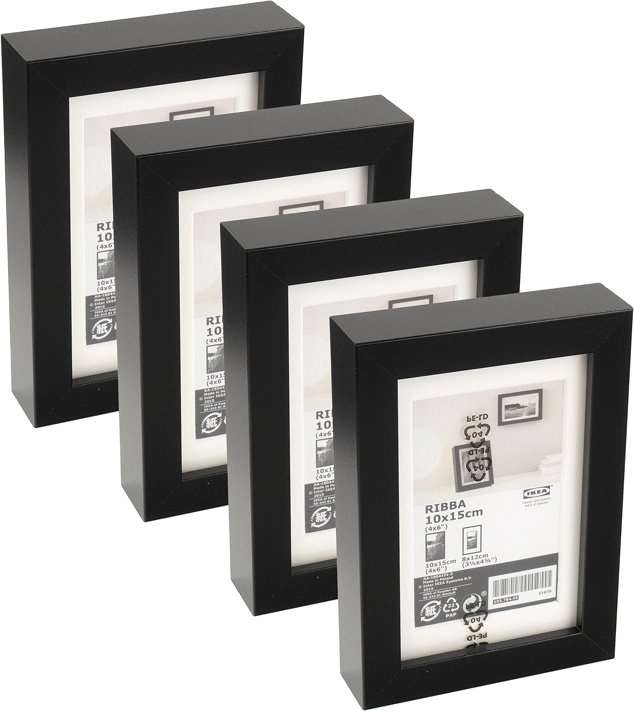 Ikea RIBBA frame, 21x30 cm, black : Amazon.co.uk: Home & Kitchen