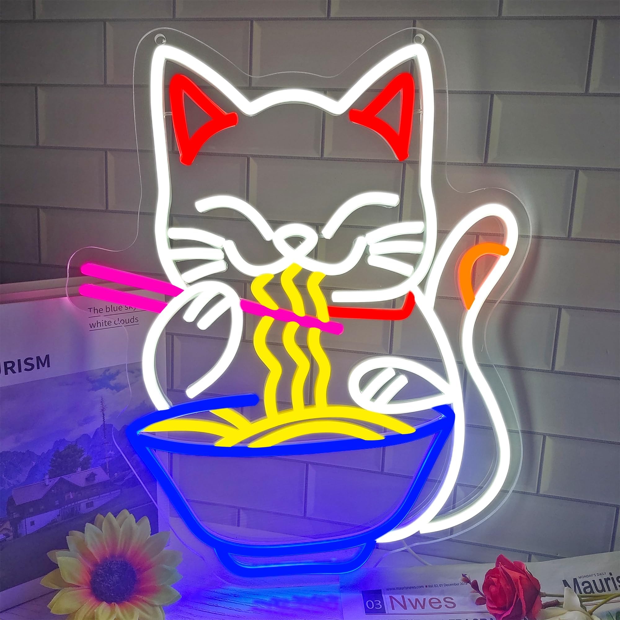 Amazon.com : Bada Bing Neon Signs for Wall Decor Dimmable Lady Bady ...
