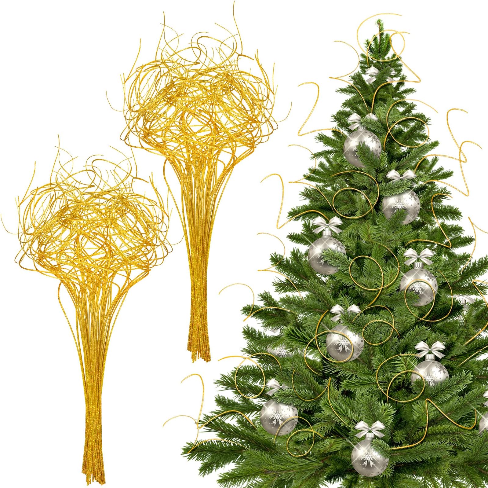 Amazon.com: Royal Imports Sparkle Glitter Curly Ting Ting Branches Vase ...