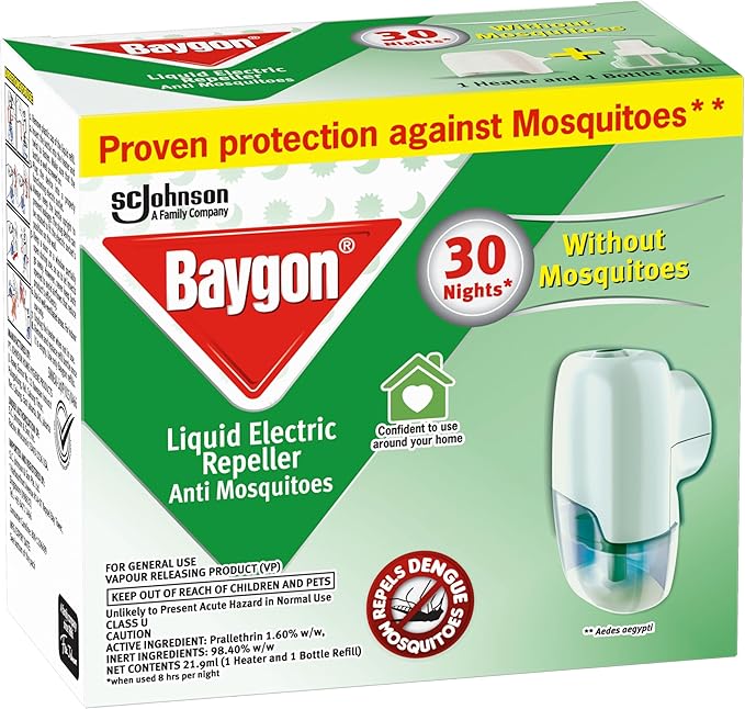 Baygon Liquid Electric Repeller, 21.9ml : Amazon.sg: Health, Household ...