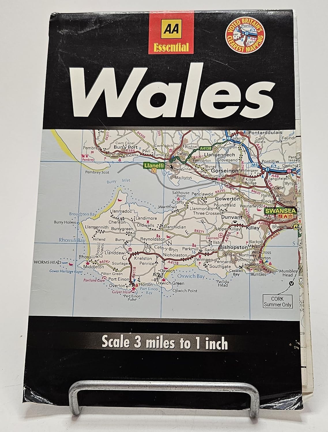 Road Map Britain: Wales (AA Essential British Road Maps): Automobile ...