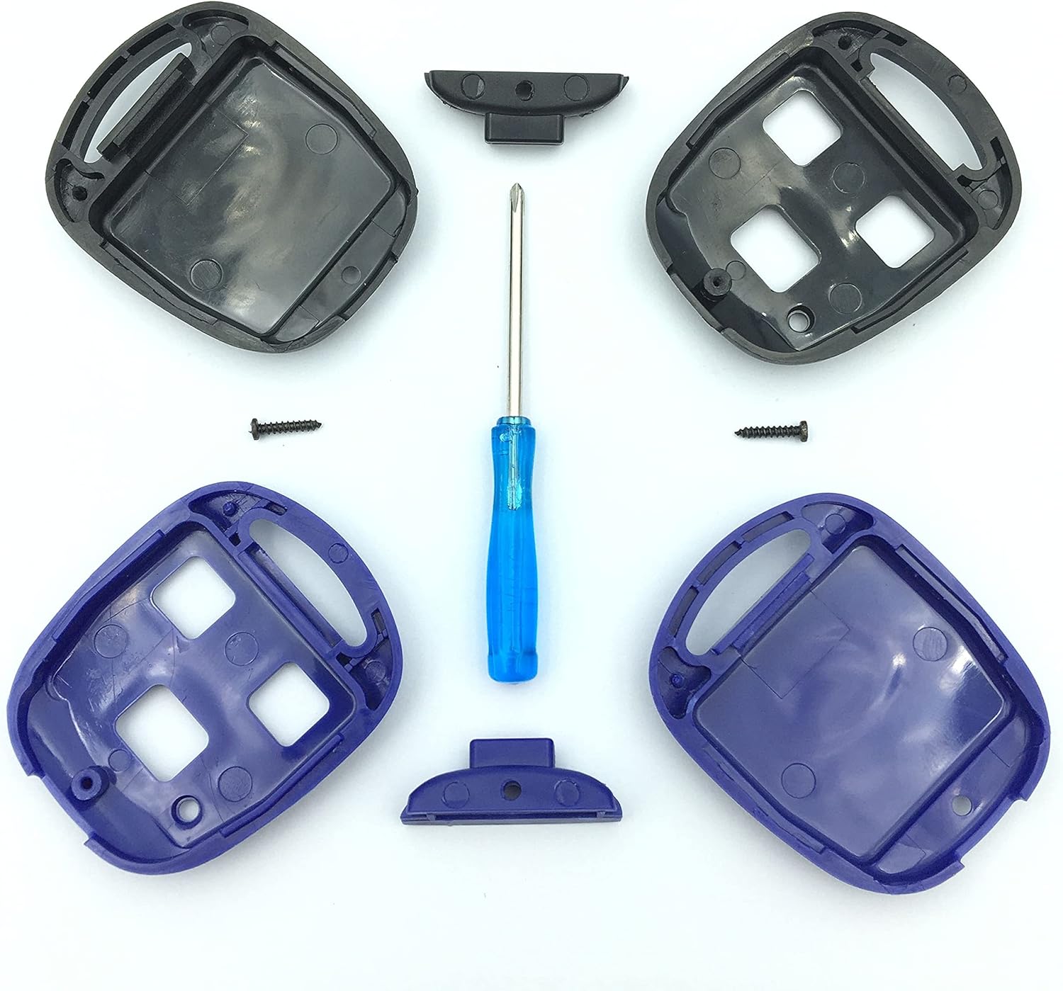 Amazon.com: Henrida Keyless Entry Remote Key Housing Replacement for ...