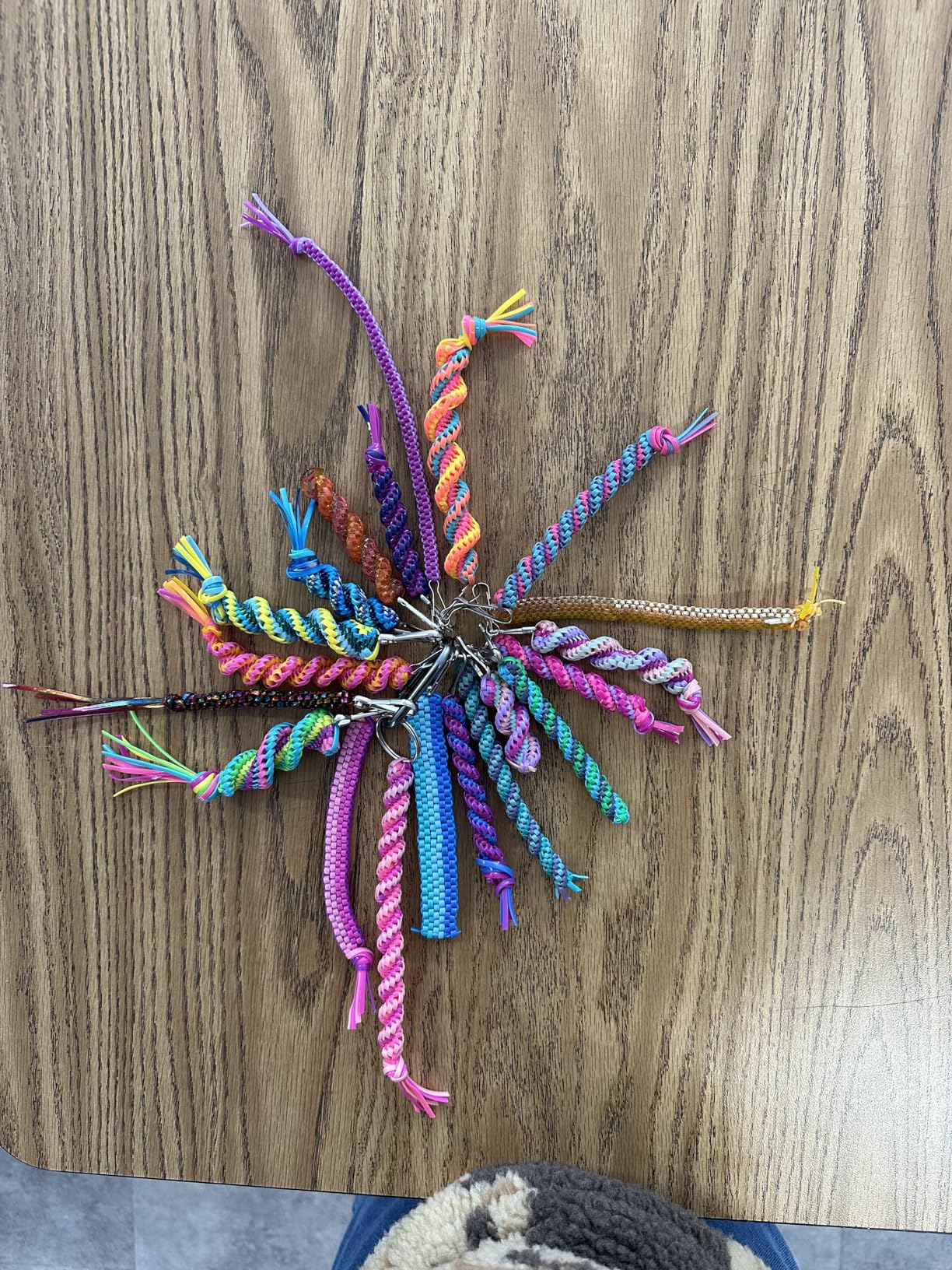 Amazon.com: Karsspor Glitter/Laser/Normal Lanyard String for Crafts, 24 ...