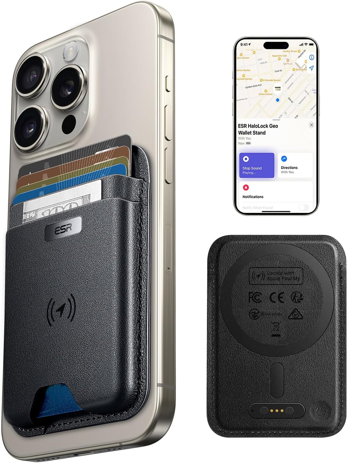 Amazon.com: Spigen Magnetic Wallet Card Holder (MagFit) Designed for ...