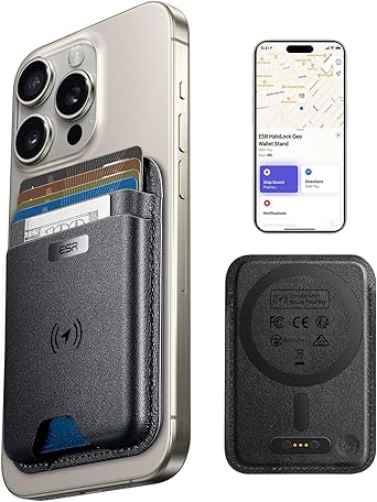 Amazon.com: ESR for MagSafe Wallet with Find My Functionality, 5 Cards Holder, RFID-Blocking ...