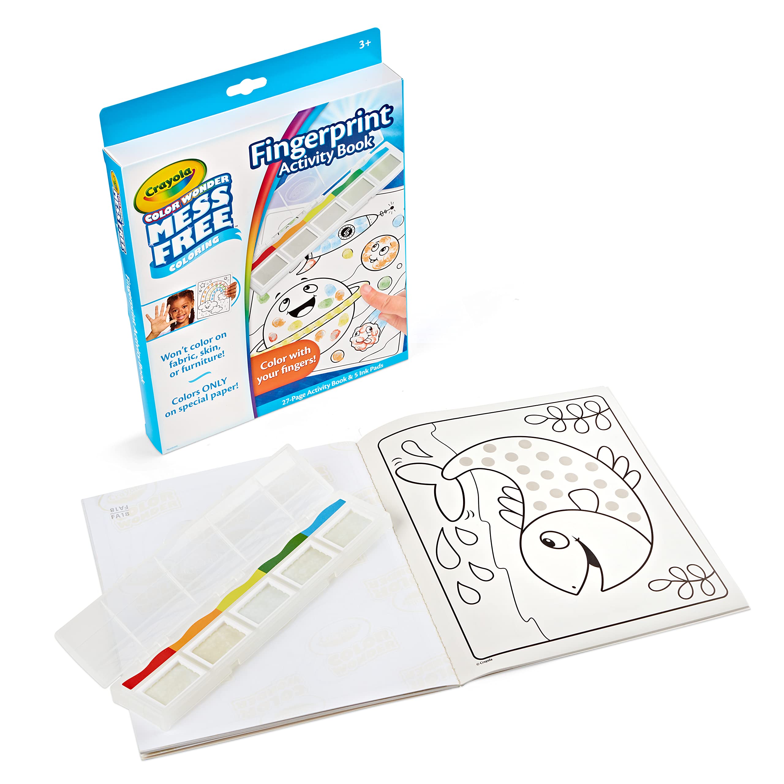 Snapklik.com : Crayola Color Wonder Mess Free Fingerprint Ink Painting ...