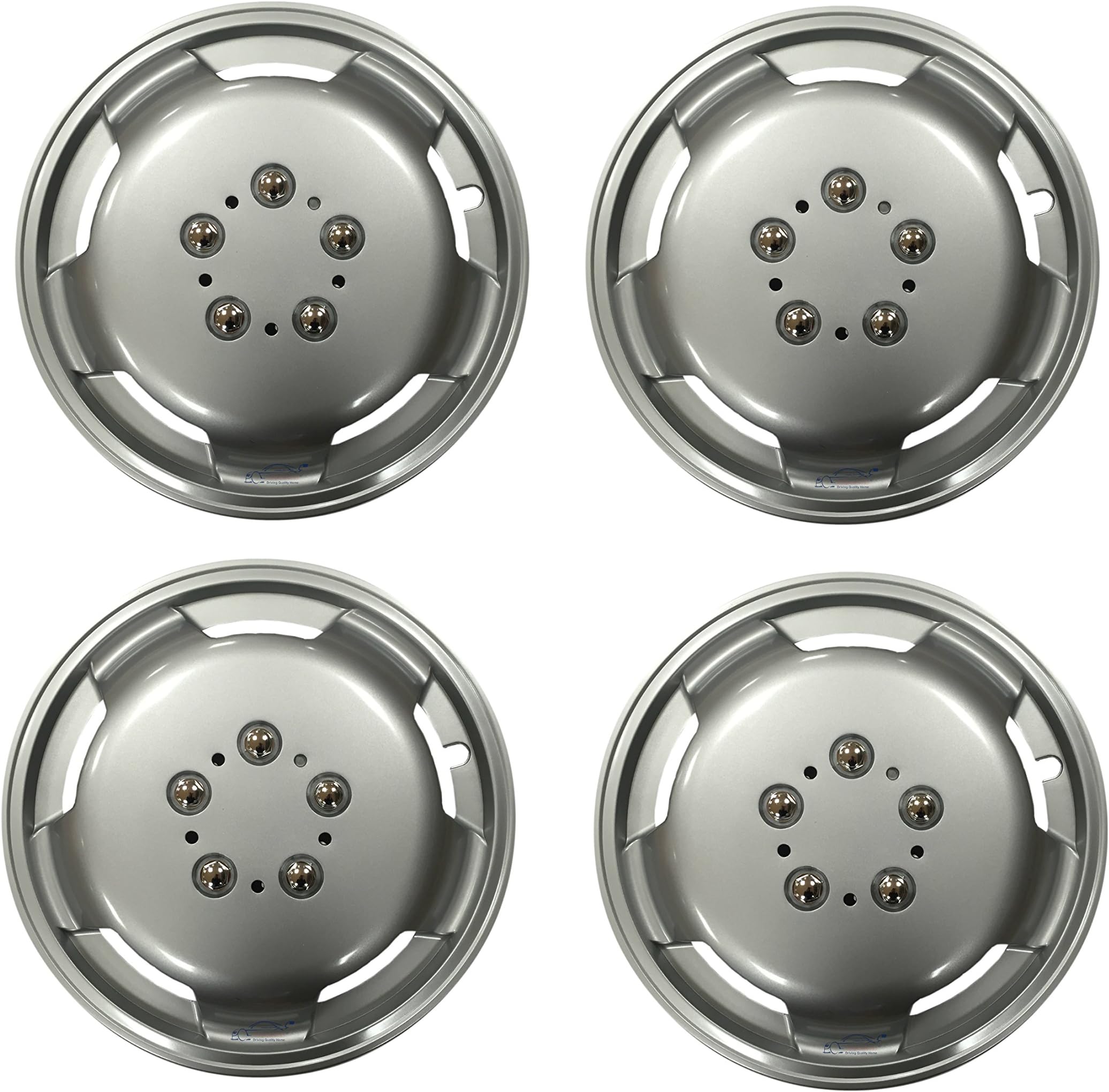 Streetwize SWUX104 Chrome Deep Dish Wheel Cover Set - 15 in. Hubcap ...